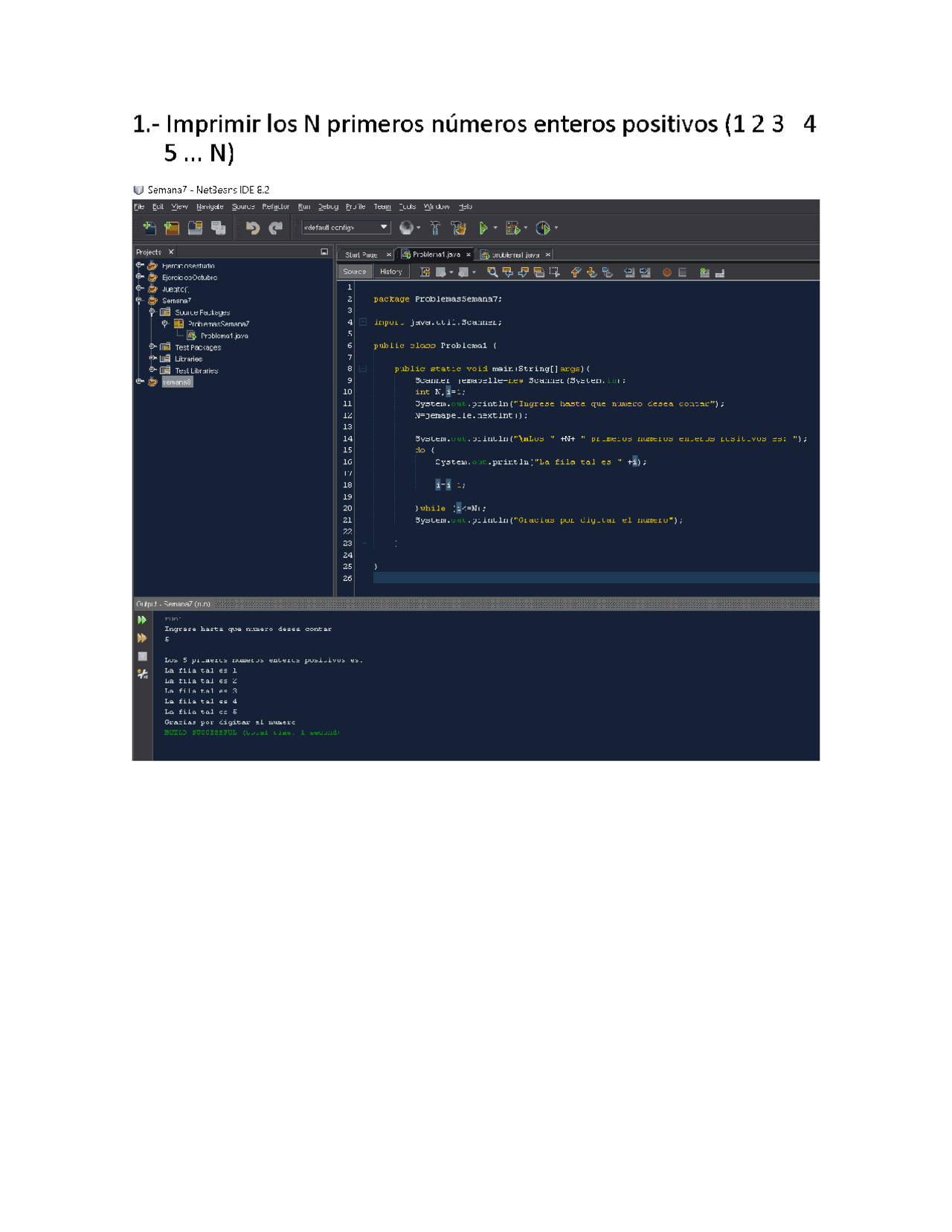 Probleamas De Programación En Netbeans Apuntes De Programación Java