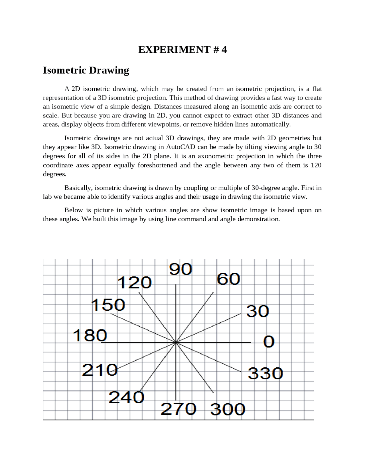Isometric Drawing in AutoCAD | Thesis Physics | Docsity