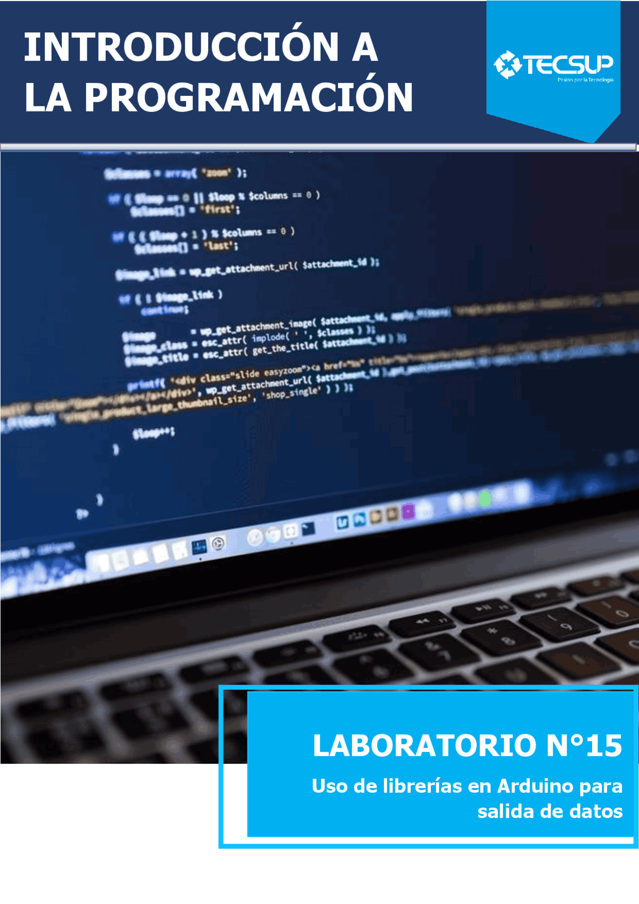 Laboratorio de programación 15 introducción | Exámenes de Química | Docsity