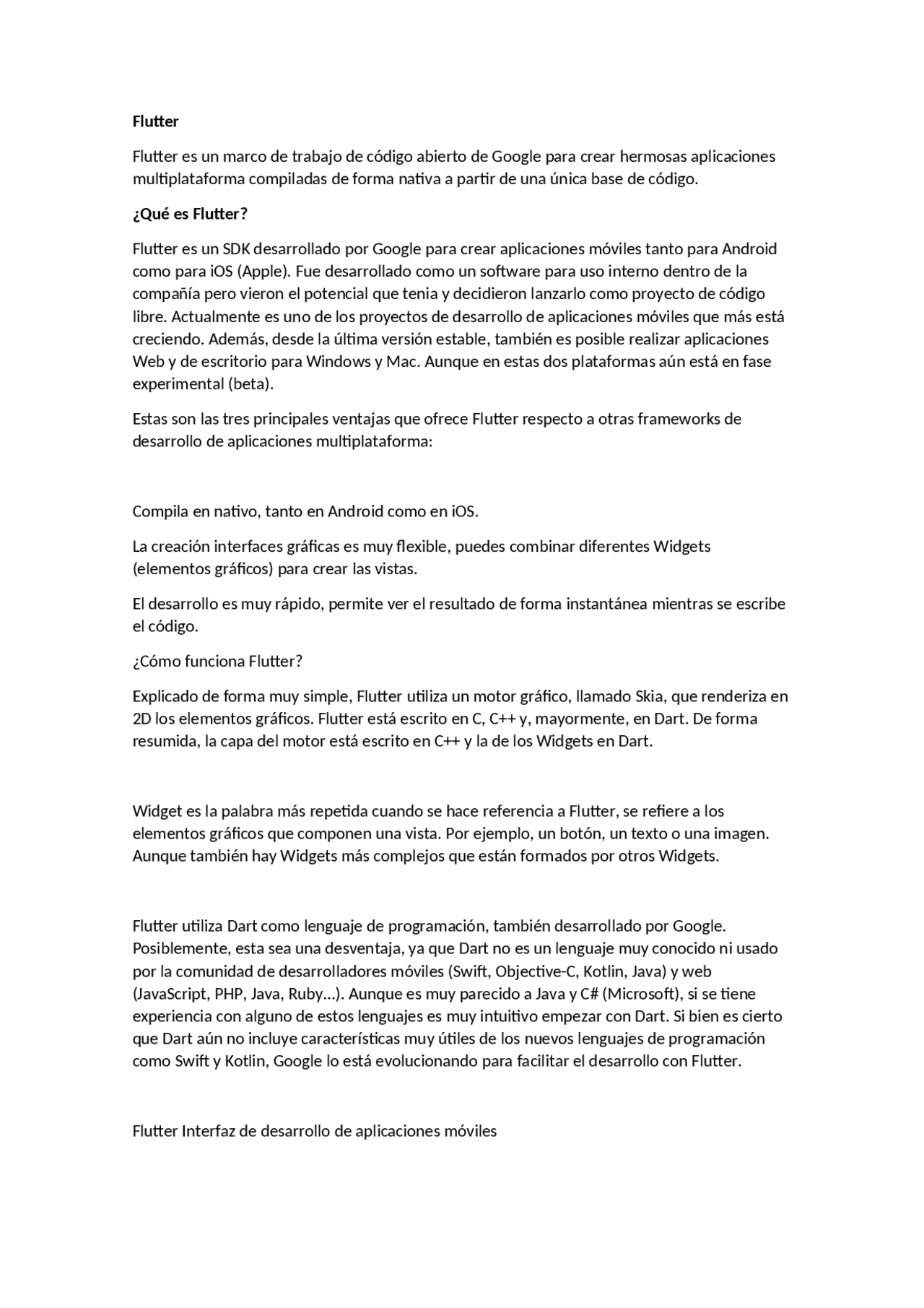 Manual De Flutter Lenguaje De Programacion Resúmenes De Matemáticas