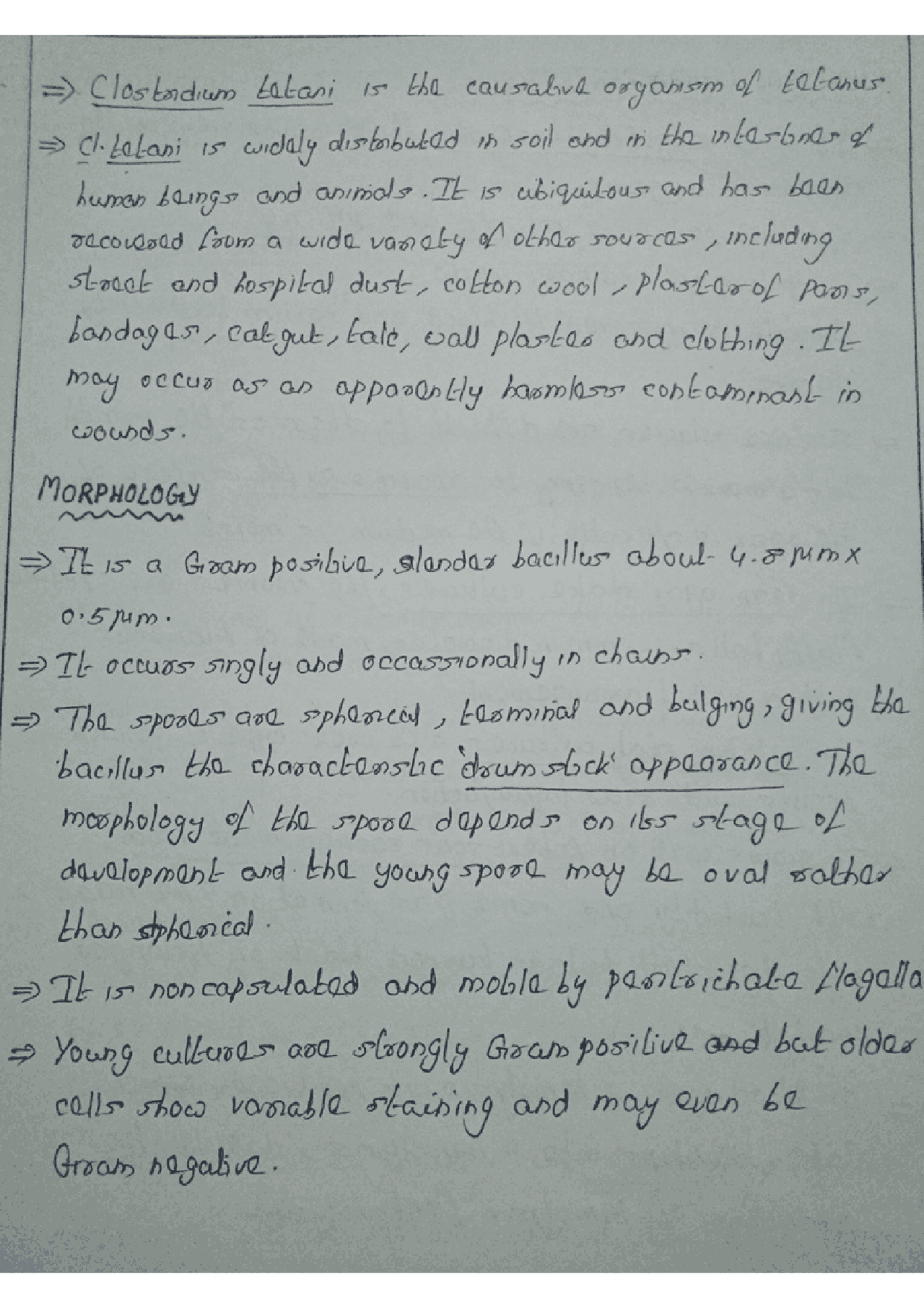 Clostridium tetani that causes tetanus | Papers Medical Microbiology ...