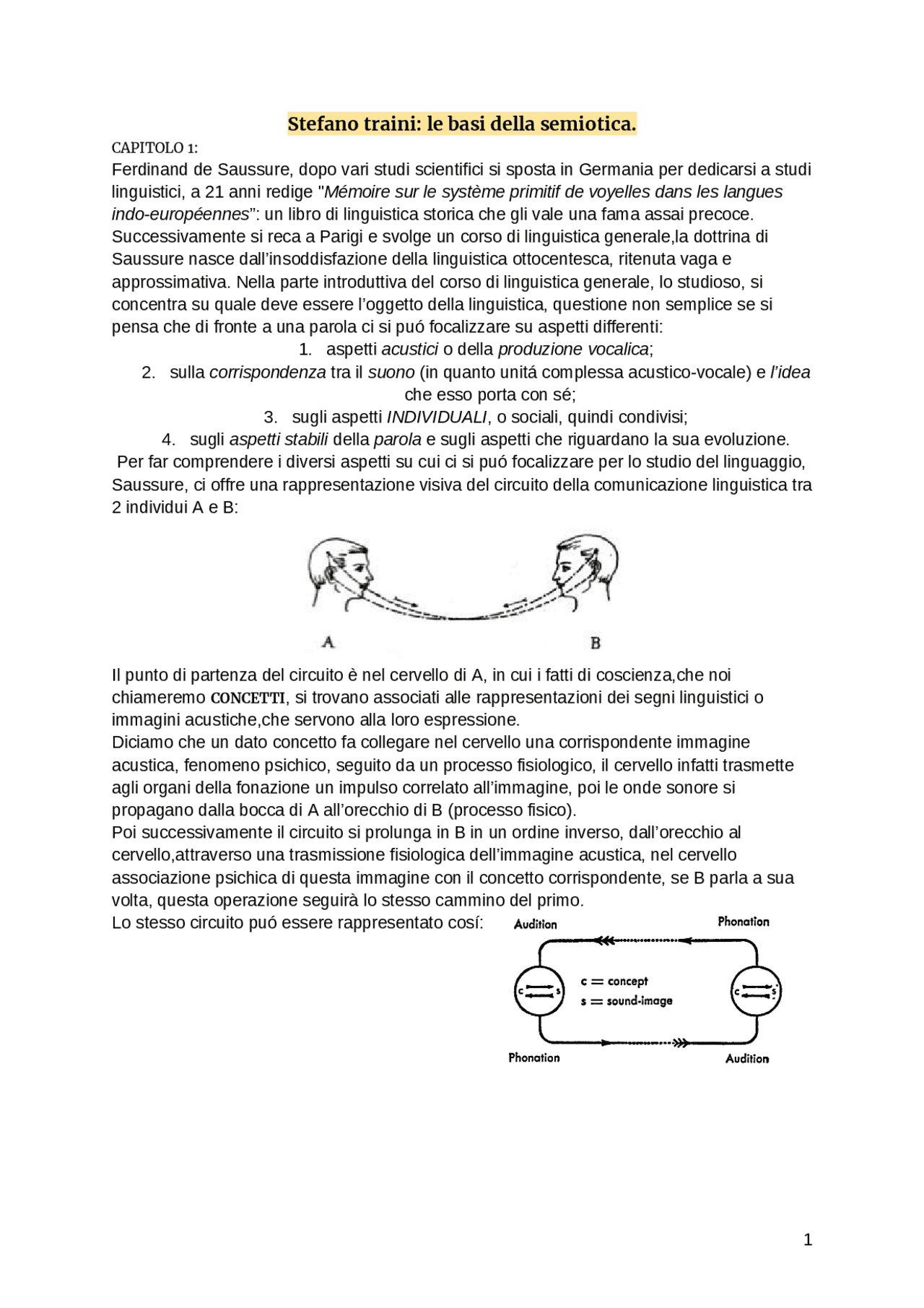 Le Basi Della Semiotica Dispense Di Semiotica Docsity
