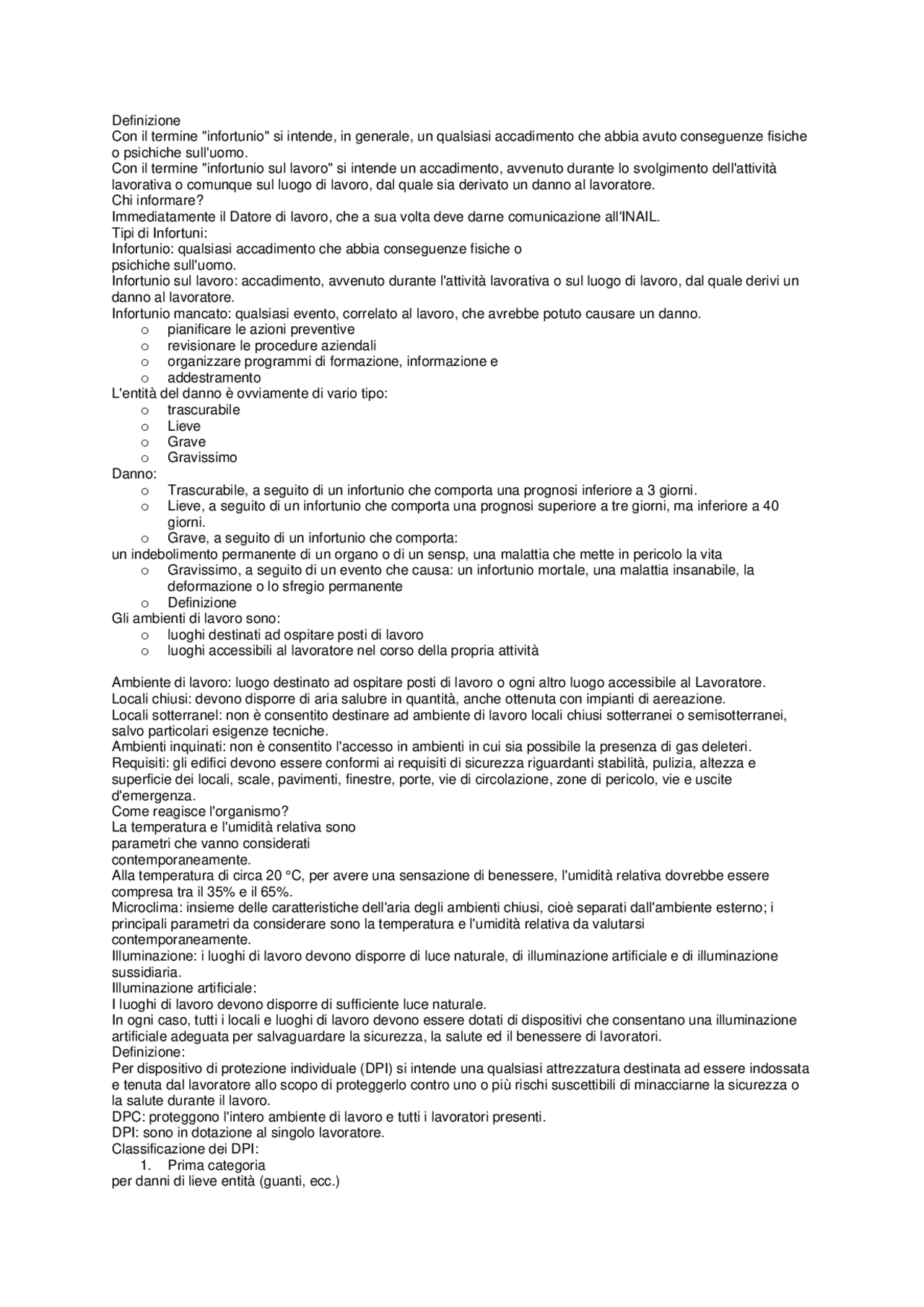 Ed Civicasicurezza Privata E Pubblica Slide E Appunti Con Vari Esempi