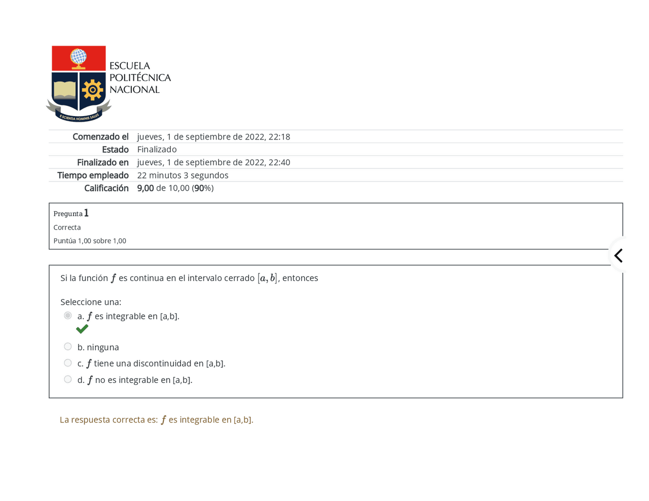 Calculo Cuestionarios Exámenes De Cálculo Docsity