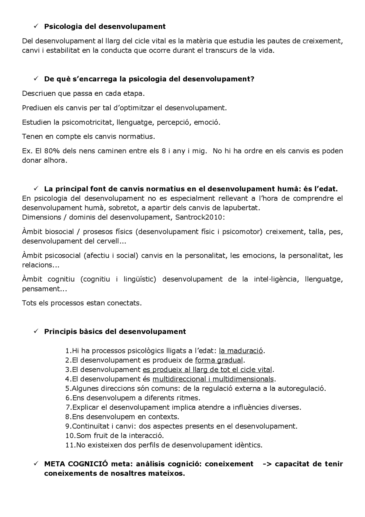 Psicologia Desenvolupament Resúmenes De Psicología Docsity