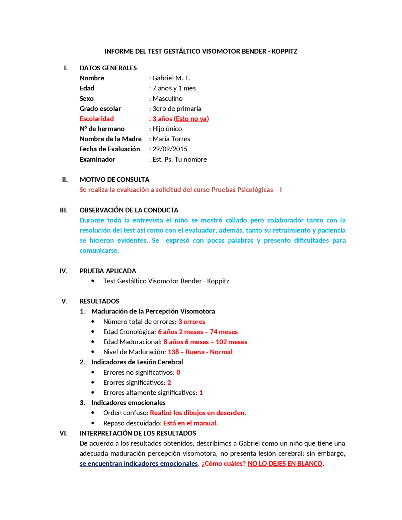 Informes Psicológicos Apuntes De Informes Y Producción Docsity