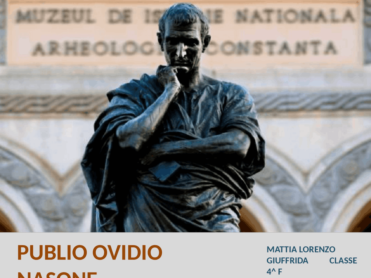 Vita E Opere Di Publio Ovidio Nasone Slide Di Latino Docsity