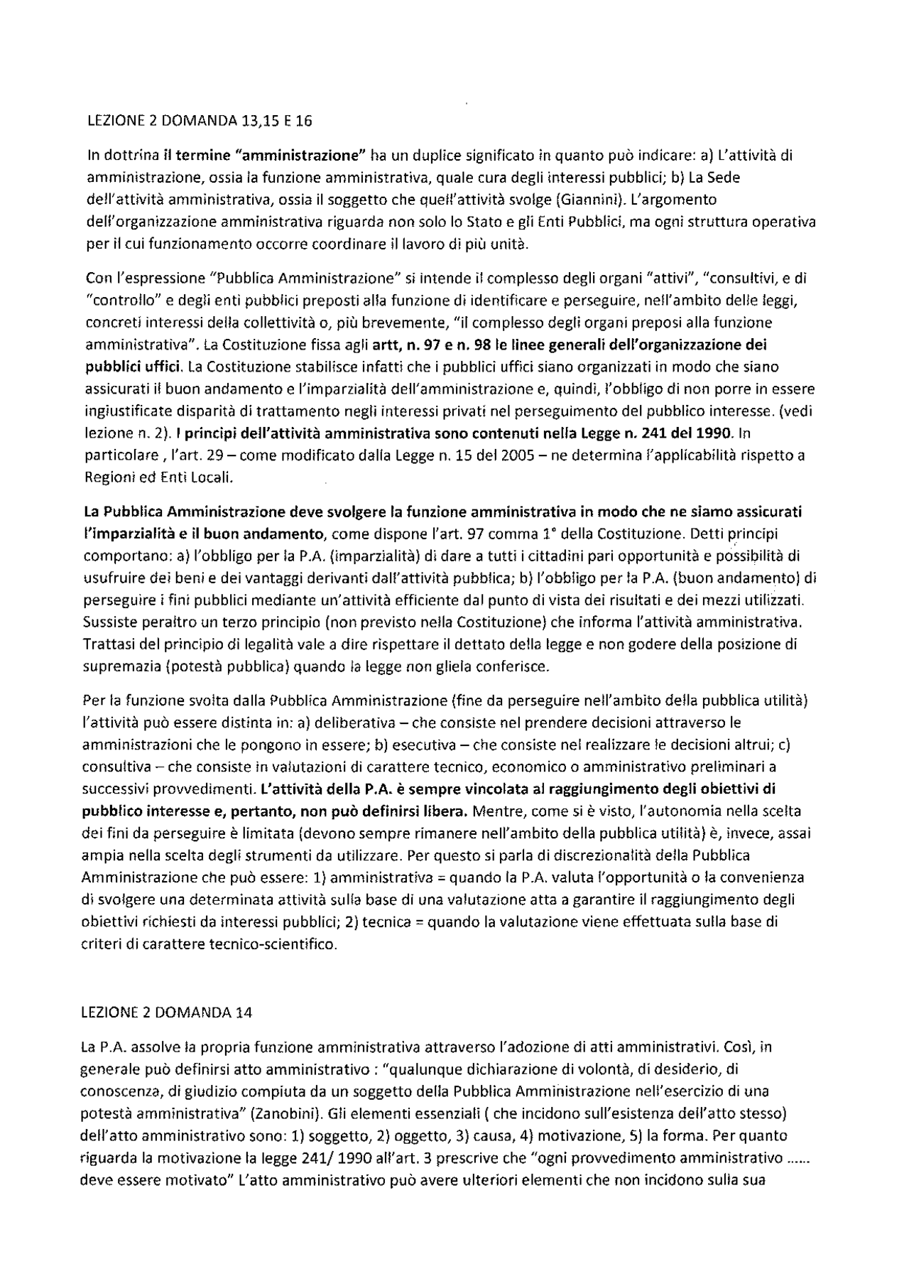 Diritto pubblico - risposte Aperte - ESAME SUPERATO !! | Panieri di Diritto Pubblico | Docsity