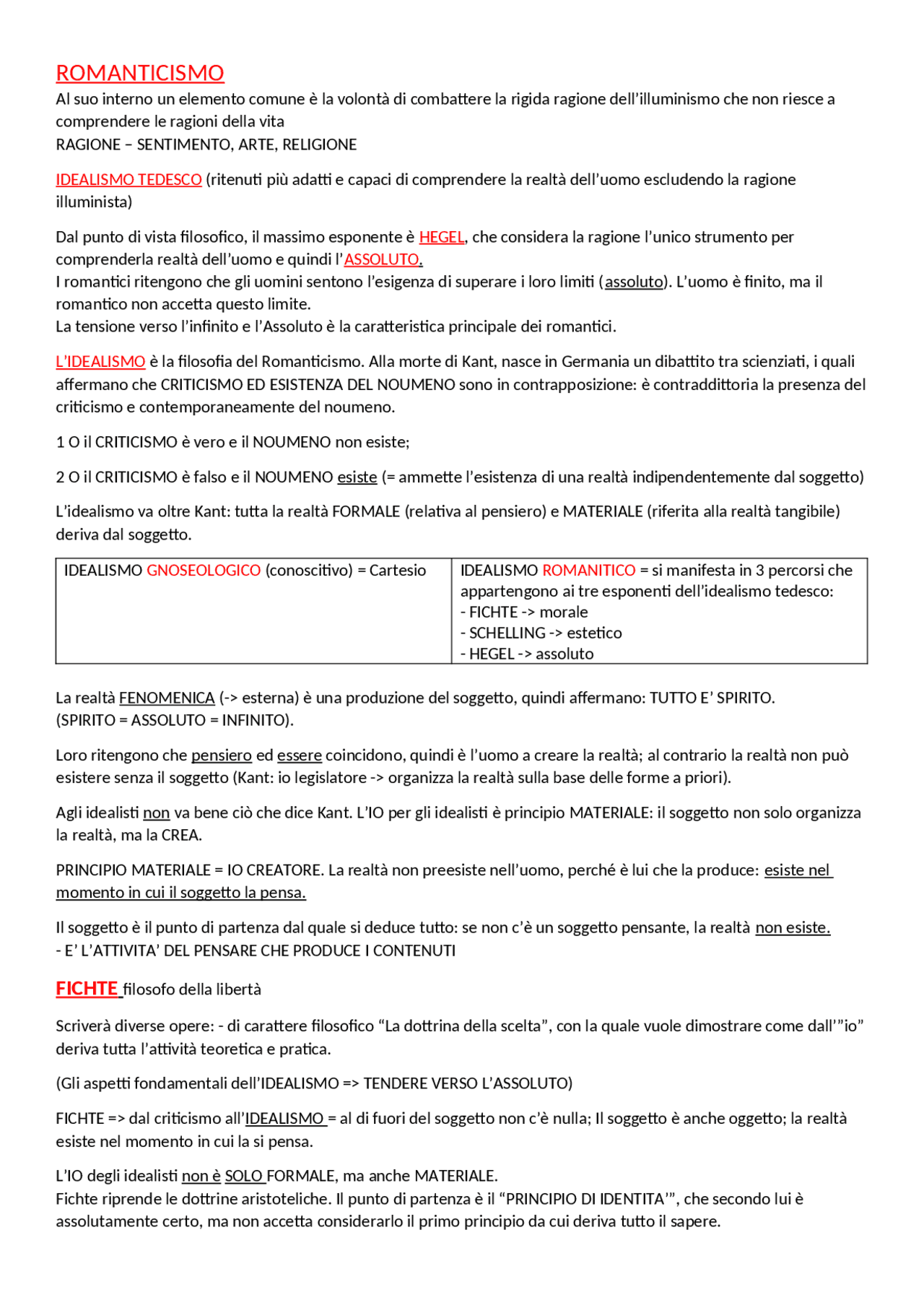 Filosofia-Appunti completi per facilitare lo studio | Appunti di Filosofia | Docsity