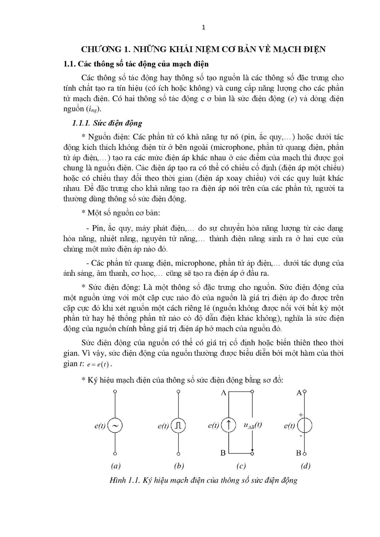 Giáo trình Lý Thuyết Mạch | Summaries Engineering | Docsity