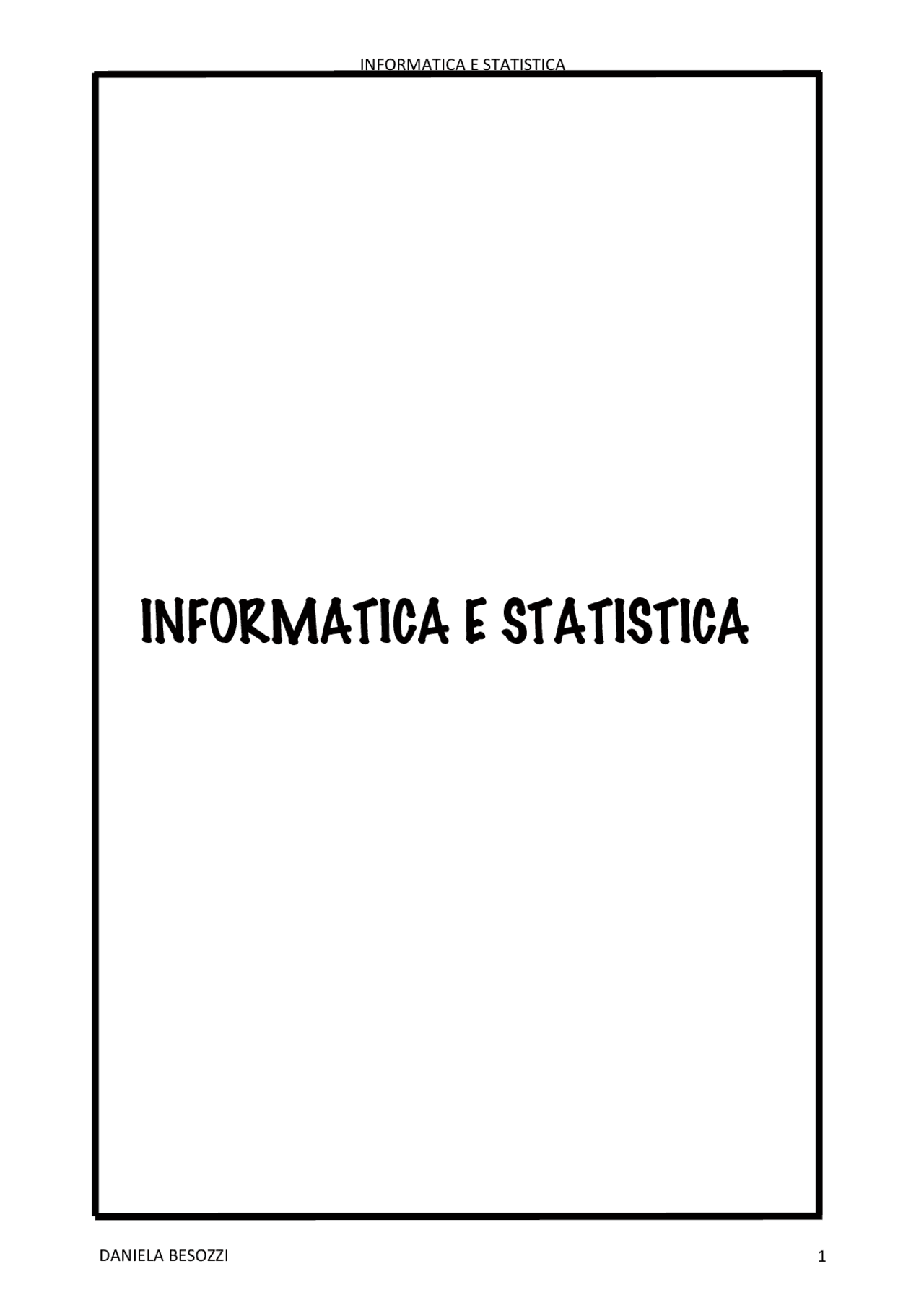 Sbobine Di Informatica Dispense Di Fondamenti Di Informatica Docsity