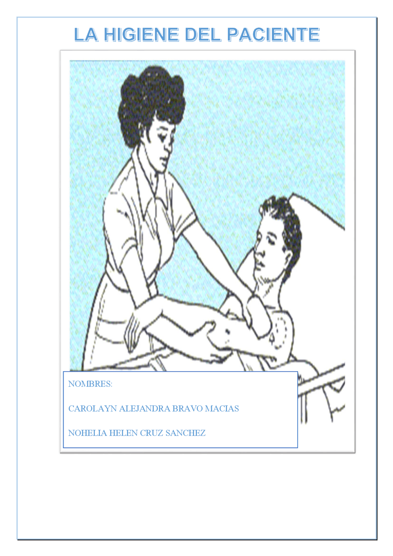 Higiene del paciente encamado | Apuntes de Enfermería | Docsity