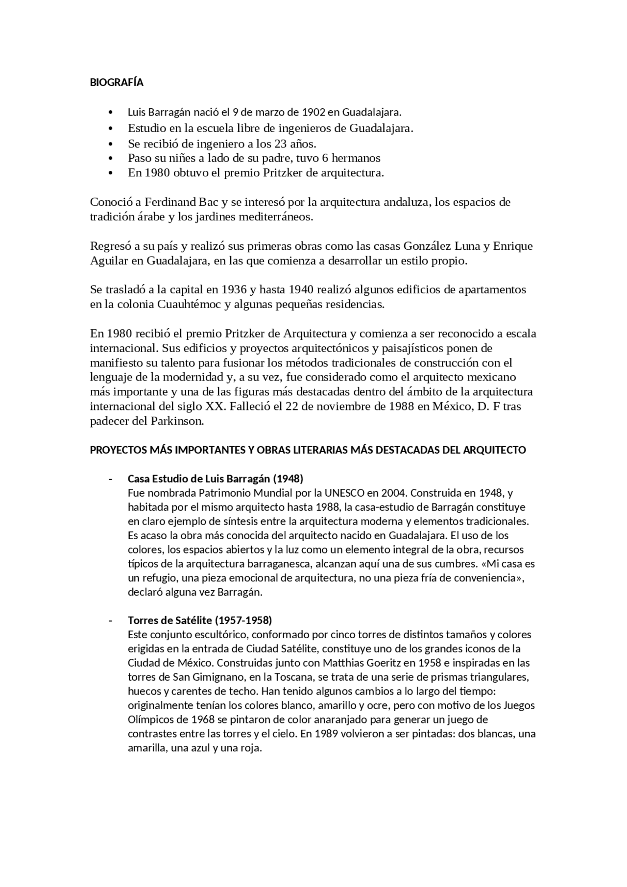 Comprensión Y Redacción Ejercicios De Arquitectura Docsity