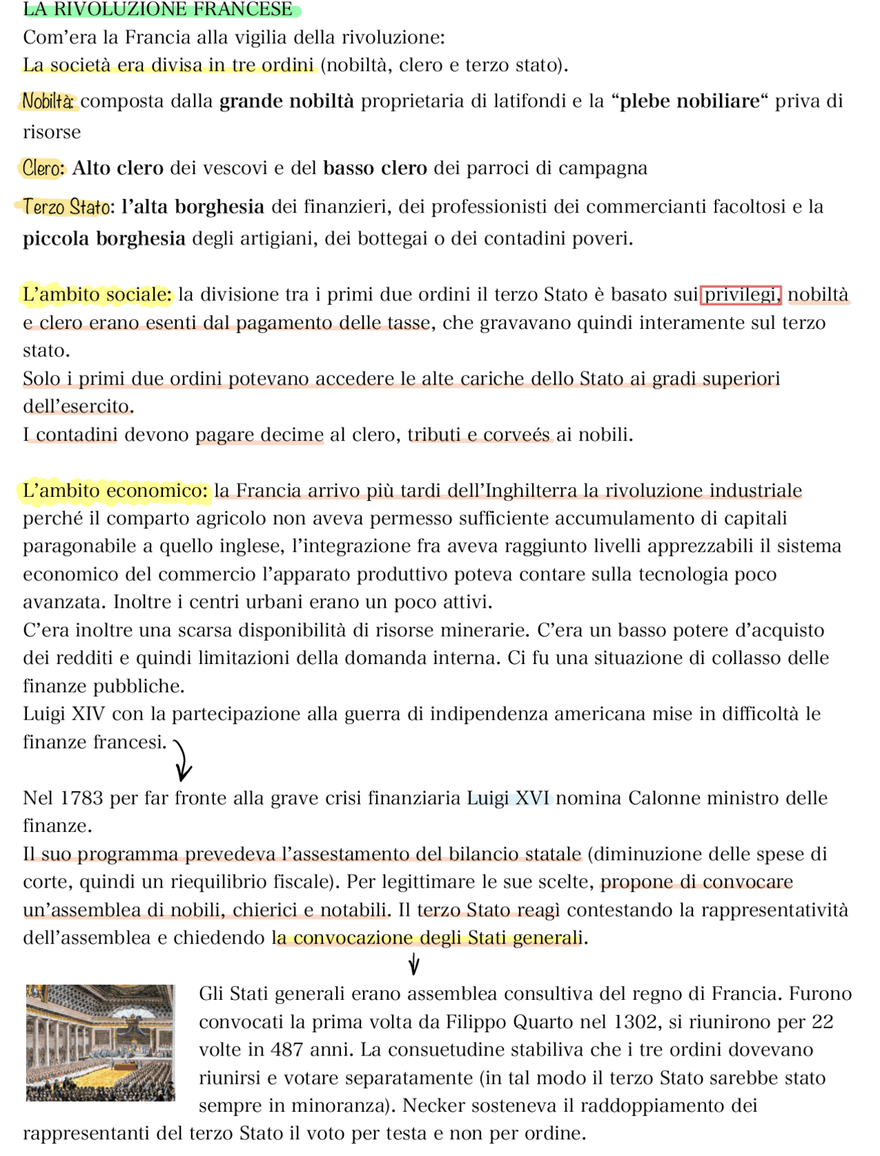 La Rivoluzione Francese Schemi E Mappe Concettuali Di Storia