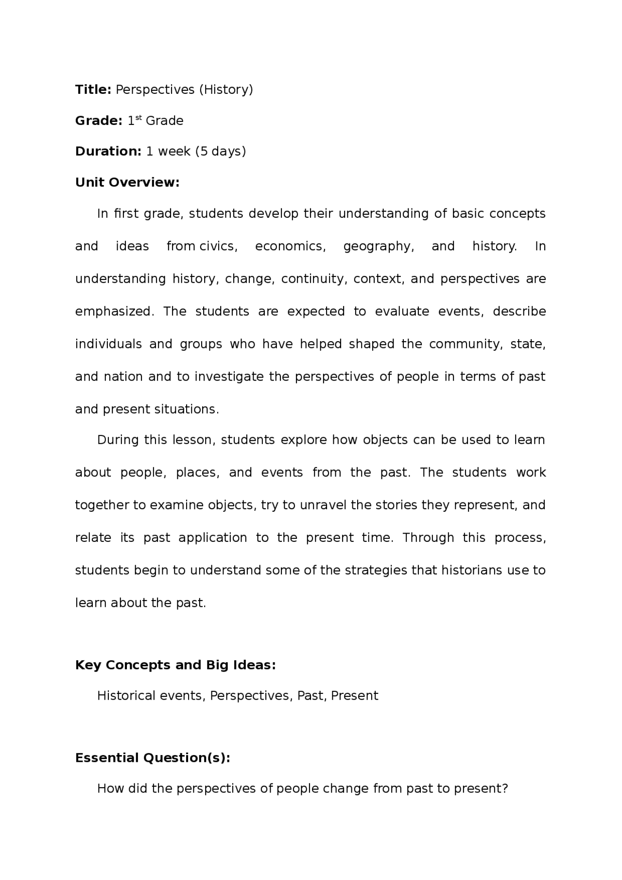 Social Studies Unit Plan | Study Guides, Projects, Research Sociology ...