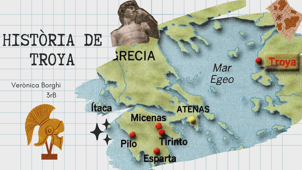 Mapa De La Guerra De Troya La Ilíada Y La Figura De Aquiles | Algor