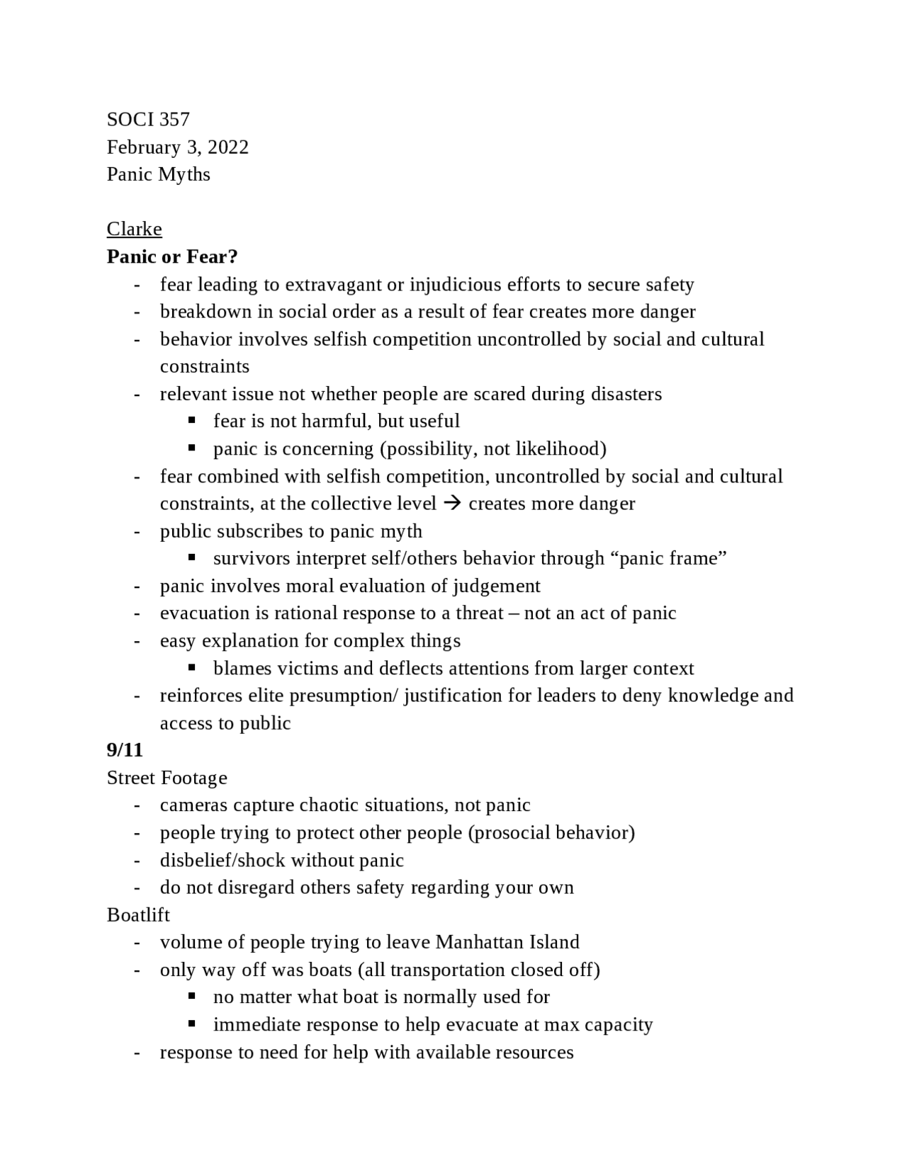 Week Three Lecture Notes Lecture Notes Sociology Docsity