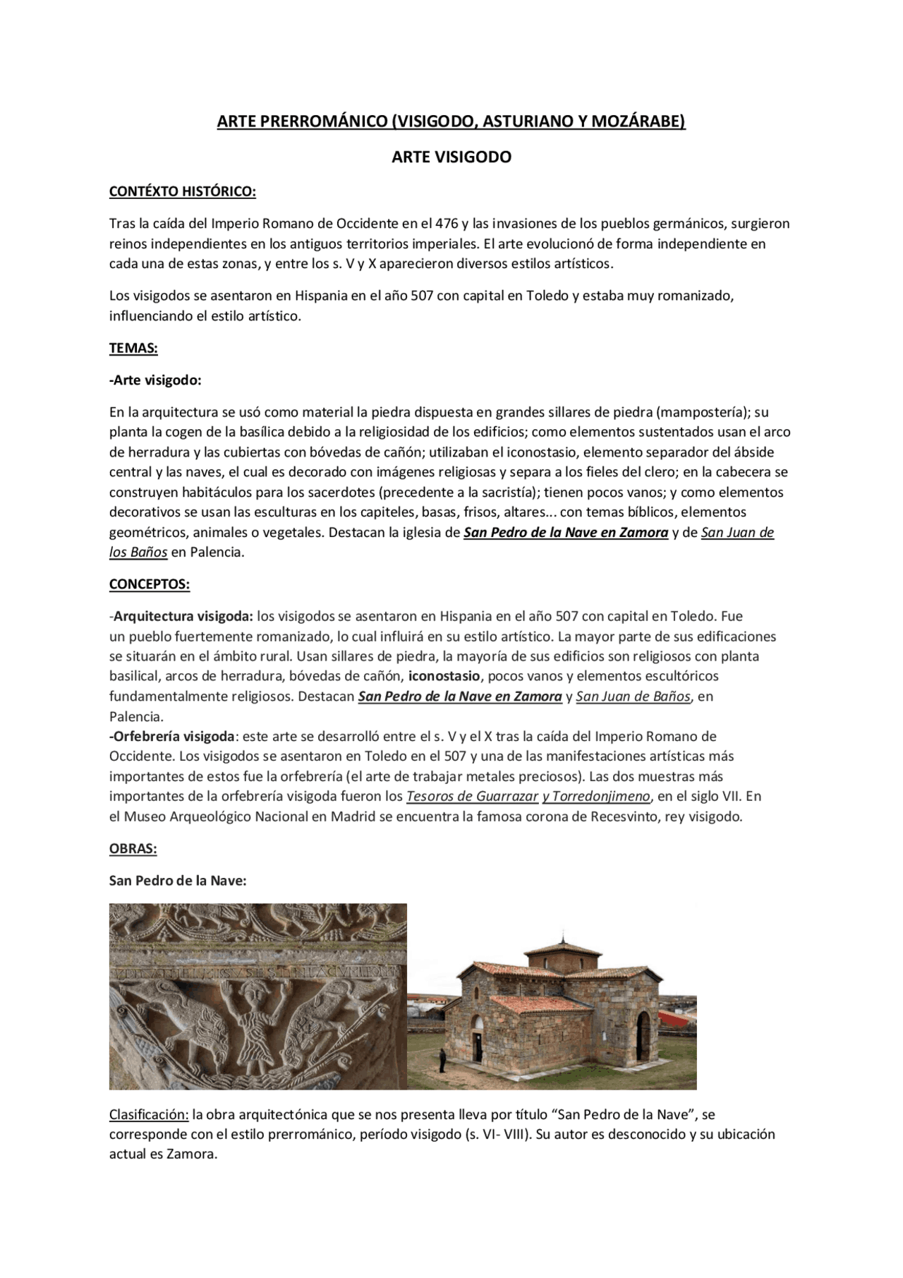 Apuntes Hª del arte. Arte prerrománico. | Apuntes de Historia del Arte ...