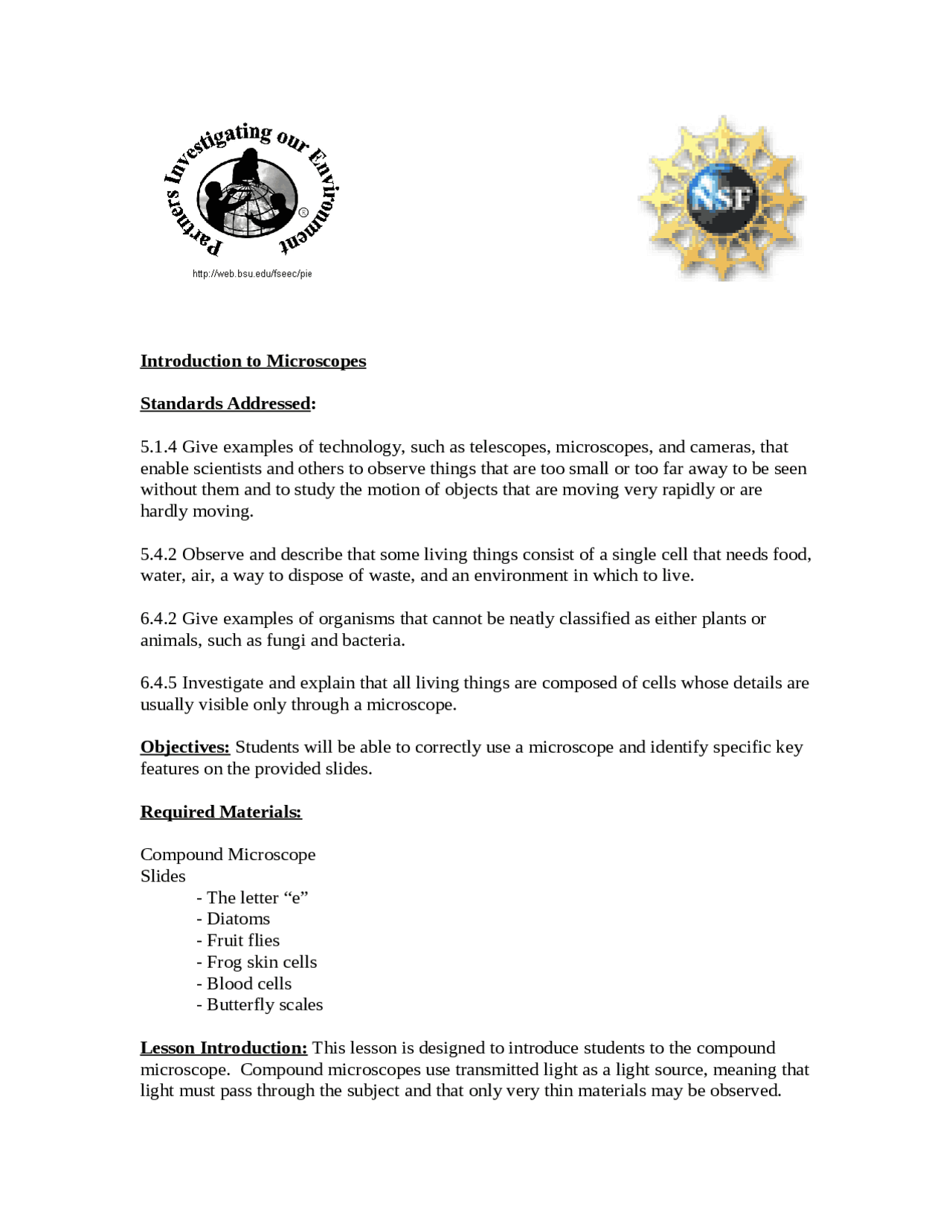 Microscope lab 10th grade | Cheat Sheet Biology | Docsity