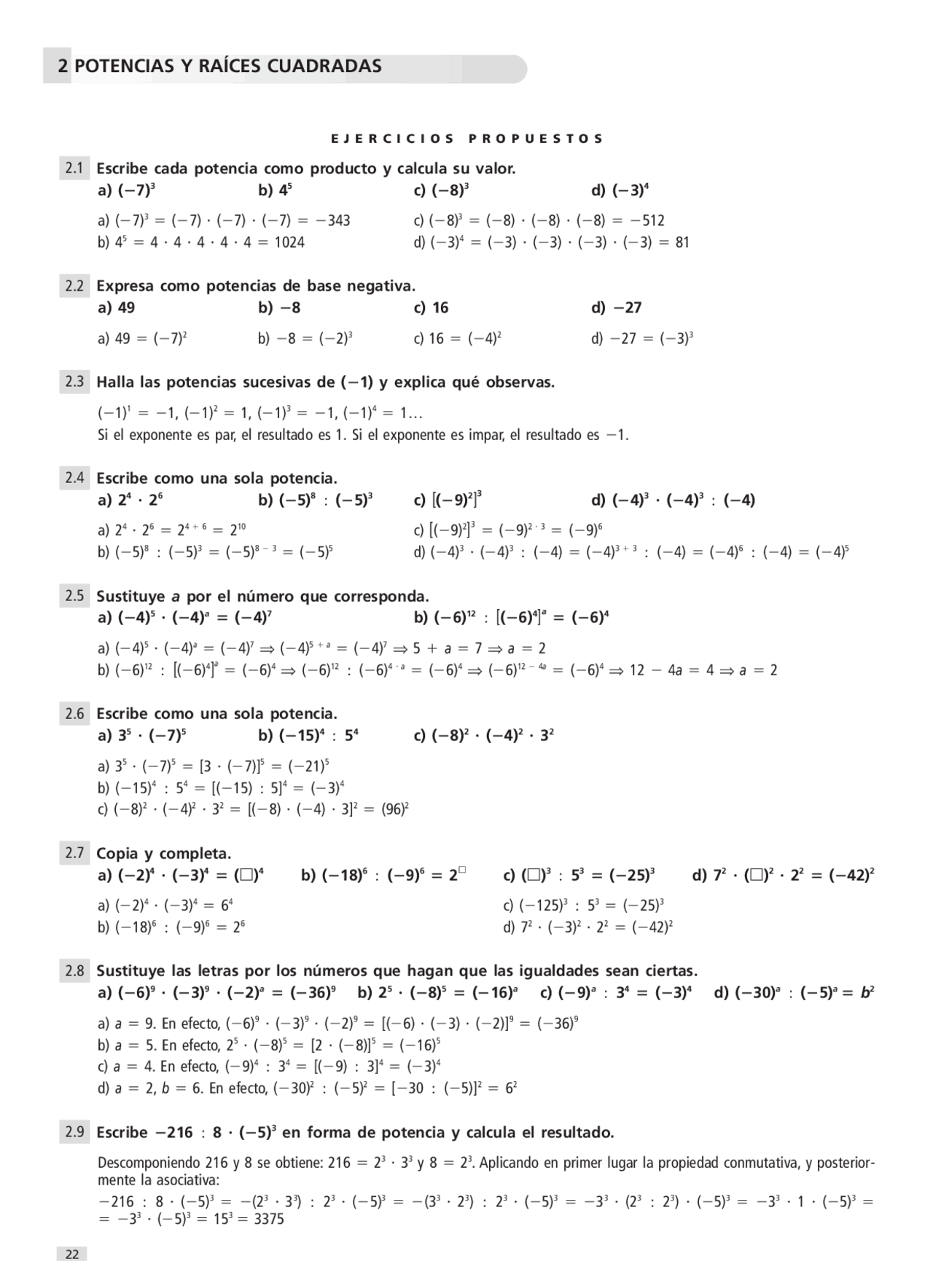 Ejercicios resueltos sobre matematicas | Ejercicios de Matemáticas | Docsity