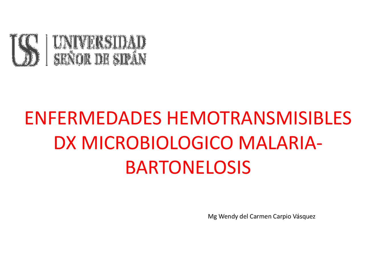 Malaria Analisis Clinico Apuntes De Análisis Complejo Docsity