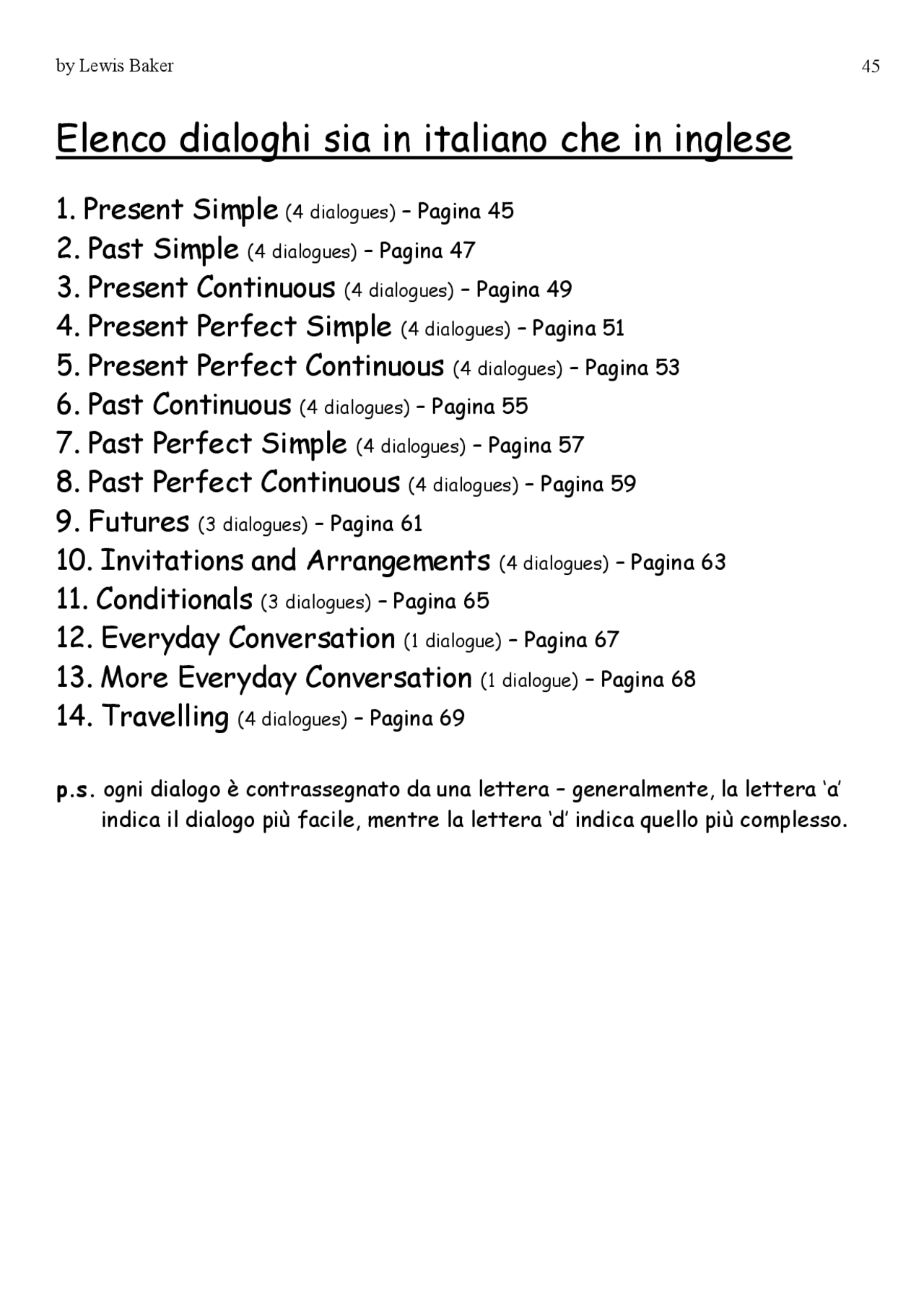 Dialoghi Di Grammatica Schemi E Mappe Concettuali Di Inglese Docsity