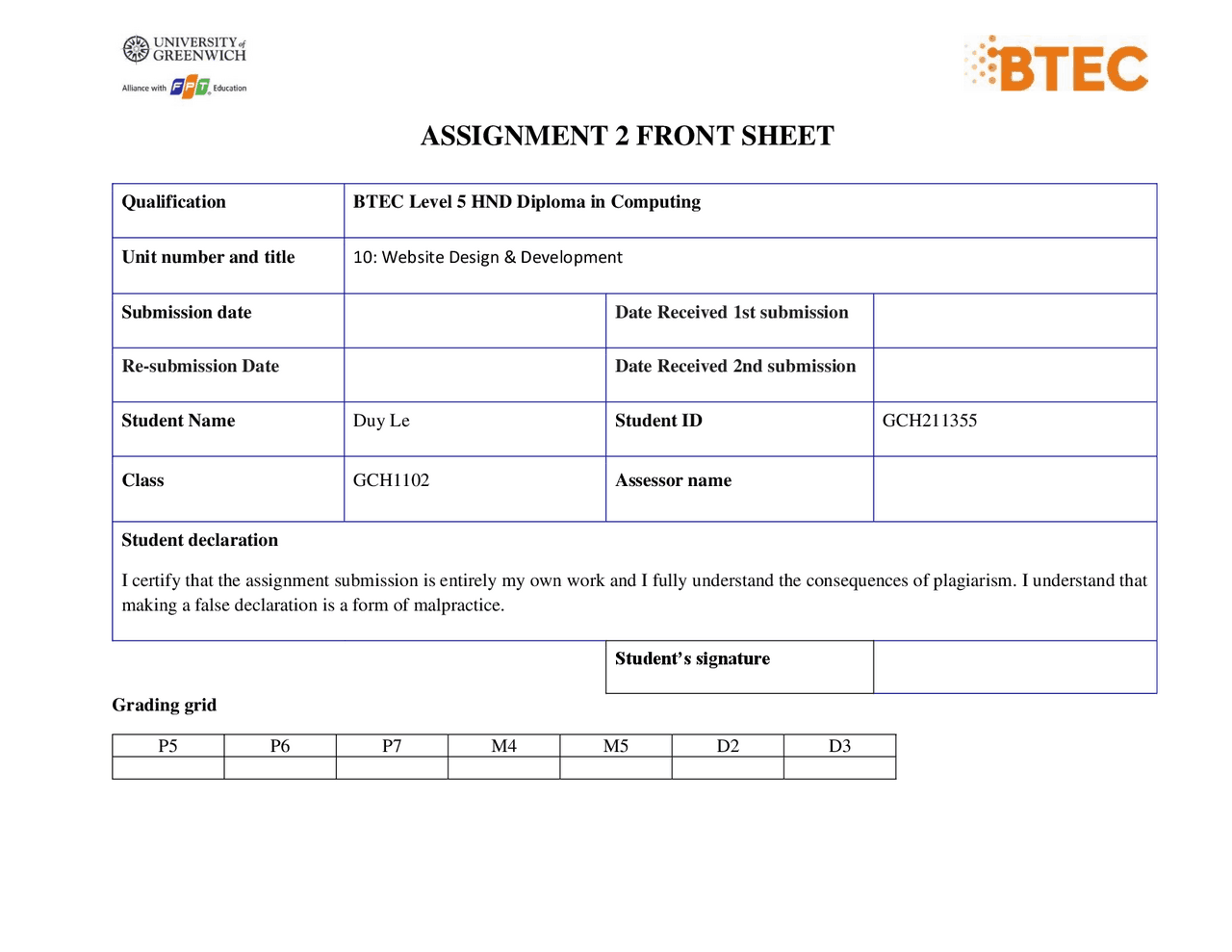 Asm 2 Web Design And Development Assignments Web Design And