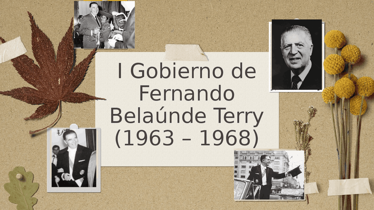 Gobierno de Fernando Belaunde Terry y sus caracteristicas ...