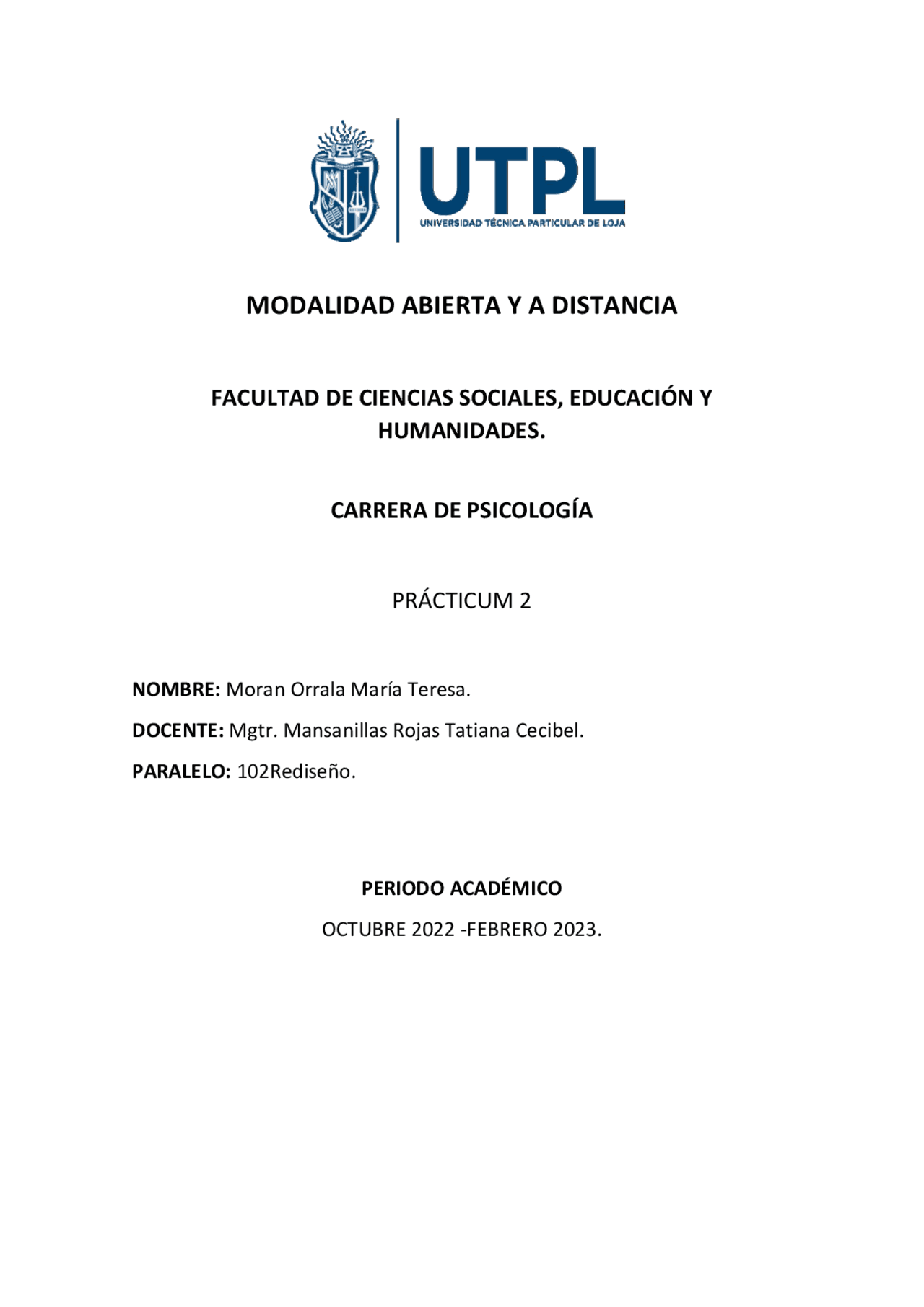 Actividad 1 Practicum 2 Resúmenes De Psicología Docsity