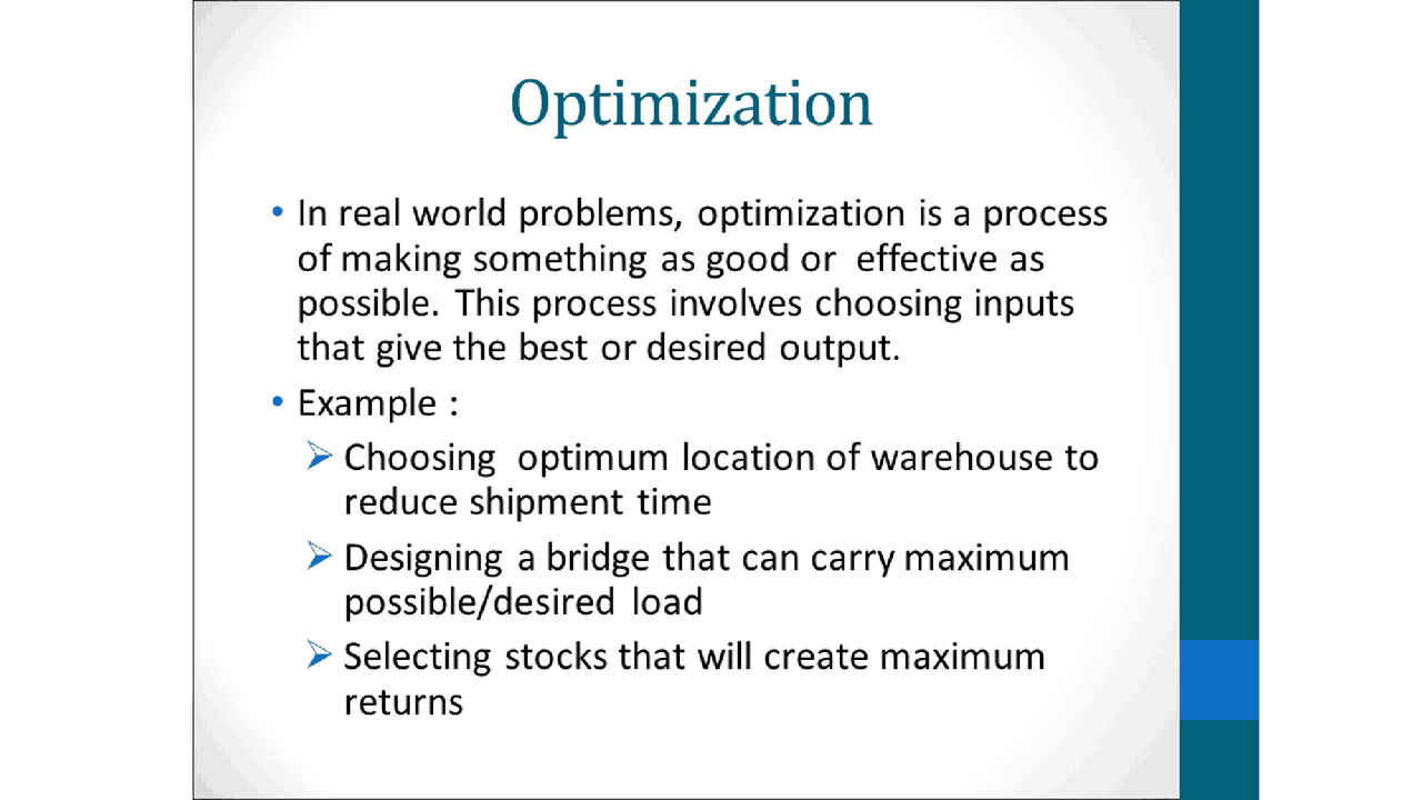 Optimisation And Decision Making Lecture Notes Mathematical Methods