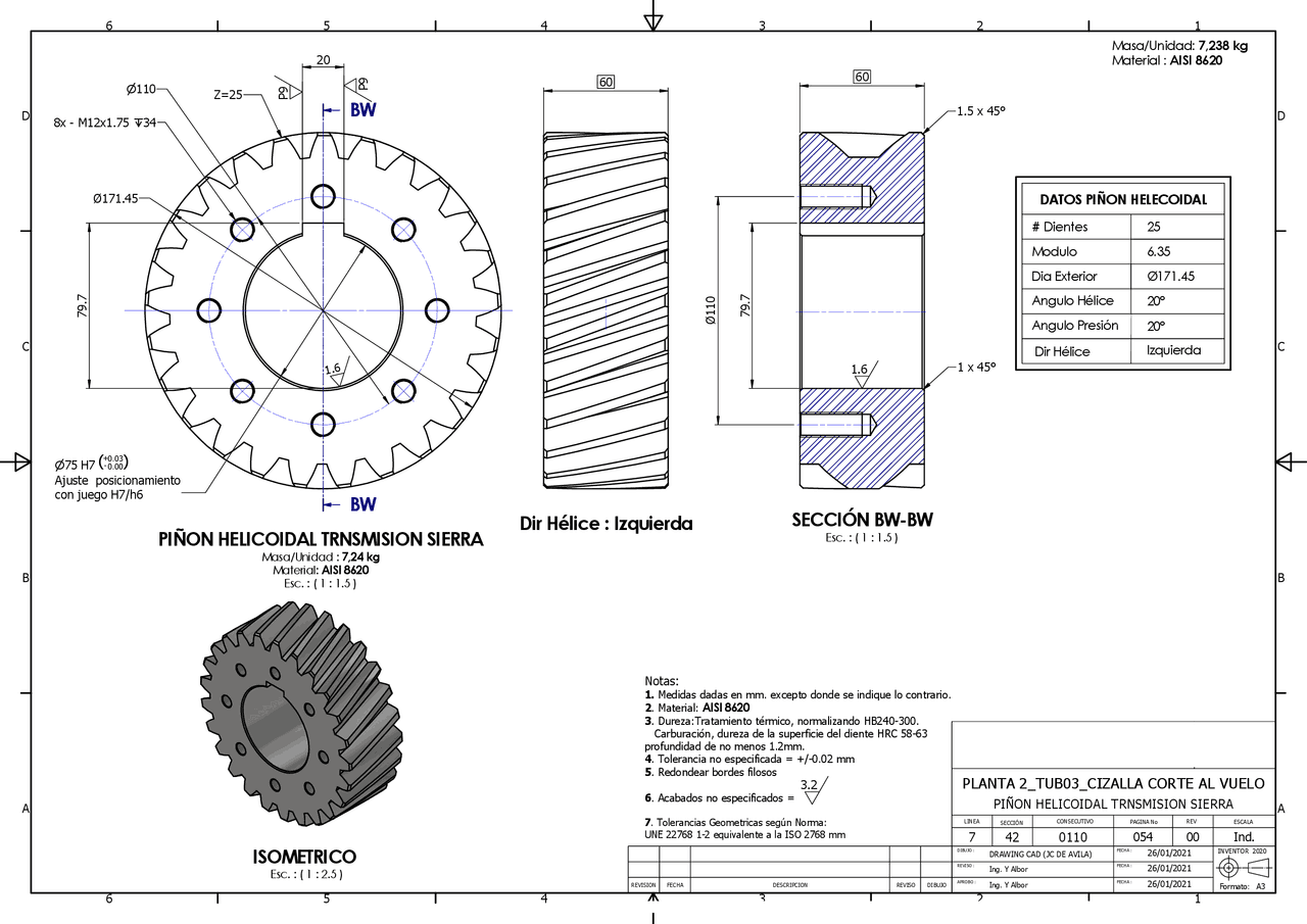 Planos complementos equipoa | Ejercicios de Diseño | Docsity
