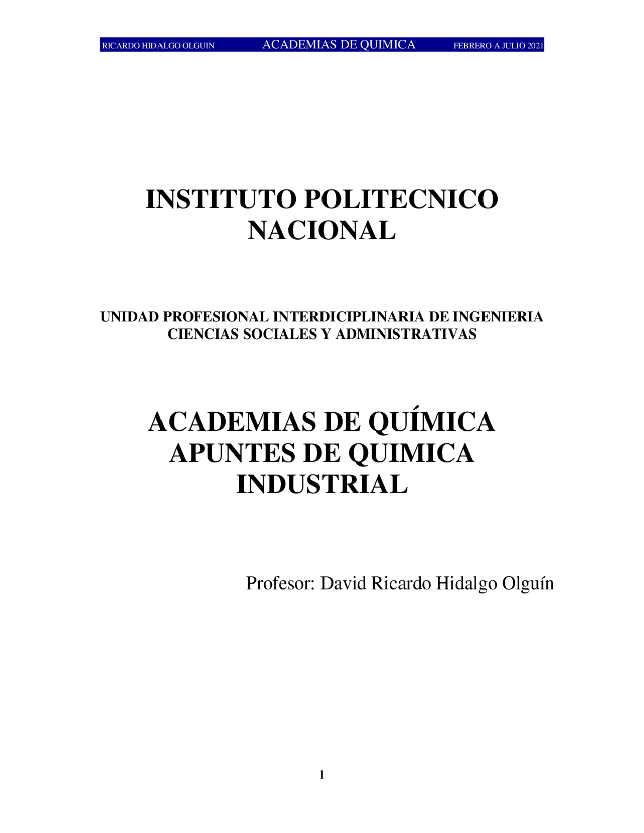Manual De Química Aplicada En Donde Se Encuentran Fórmulas Y