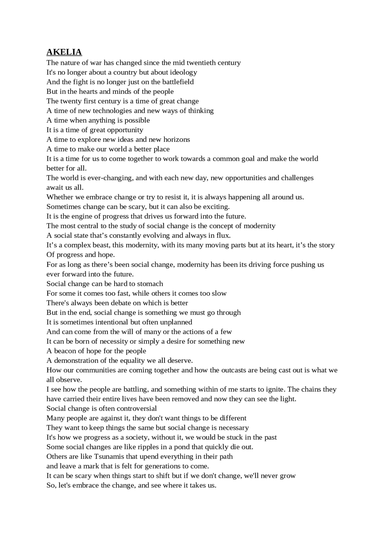 Sociology Poem on Education | Assignments Introduction to Sociology ...