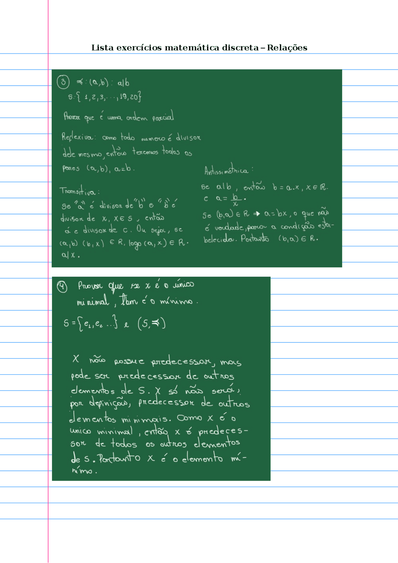 Lista Exercícios Matemática Discreta Temas Variados Exercícios