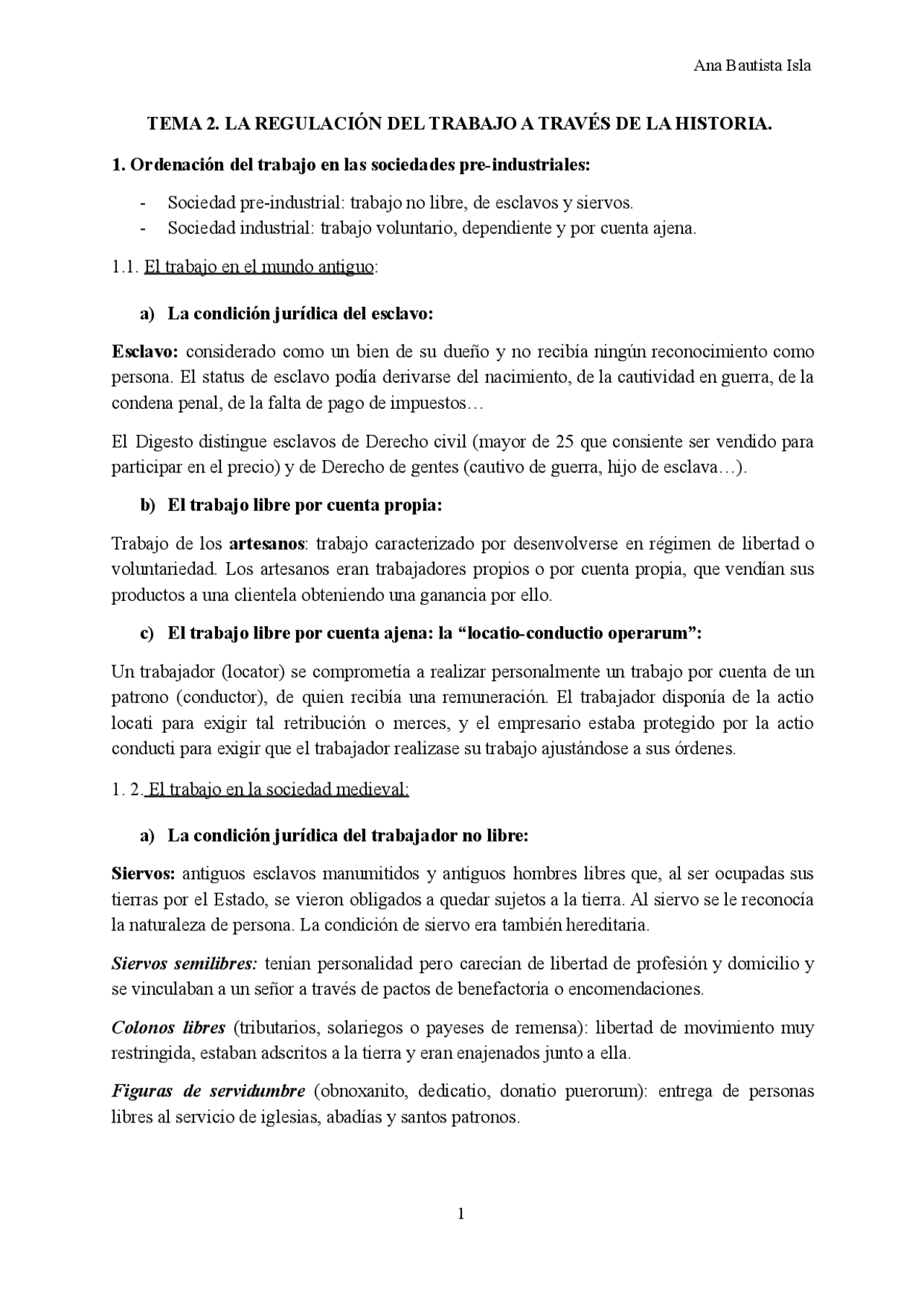 Resumen De Tema 2 Laboral Resúmenes De Derecho Laboral Docsity