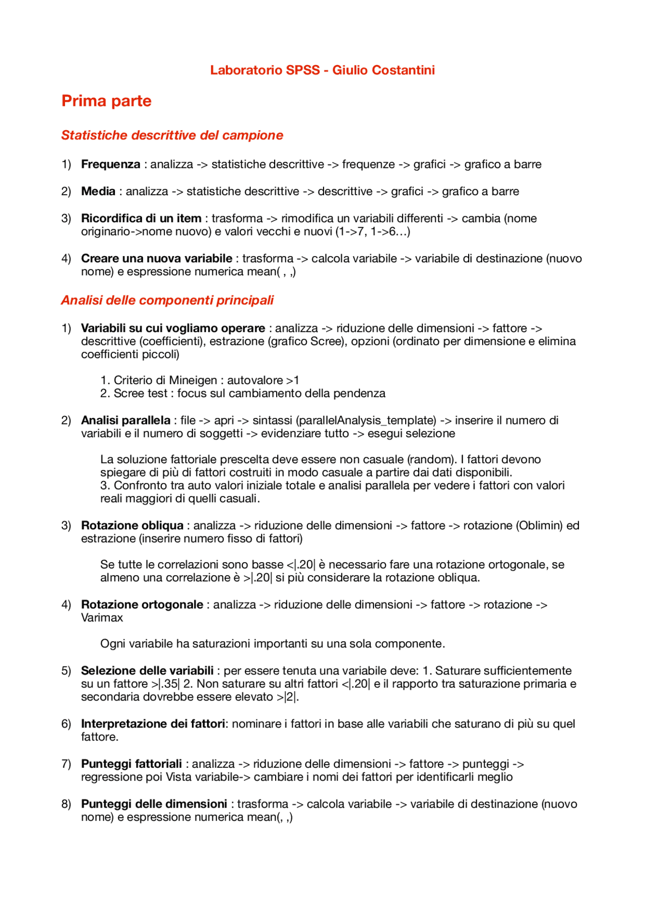 Appunti Laboratorio Metodologie Quantitative Schemi E Mappe