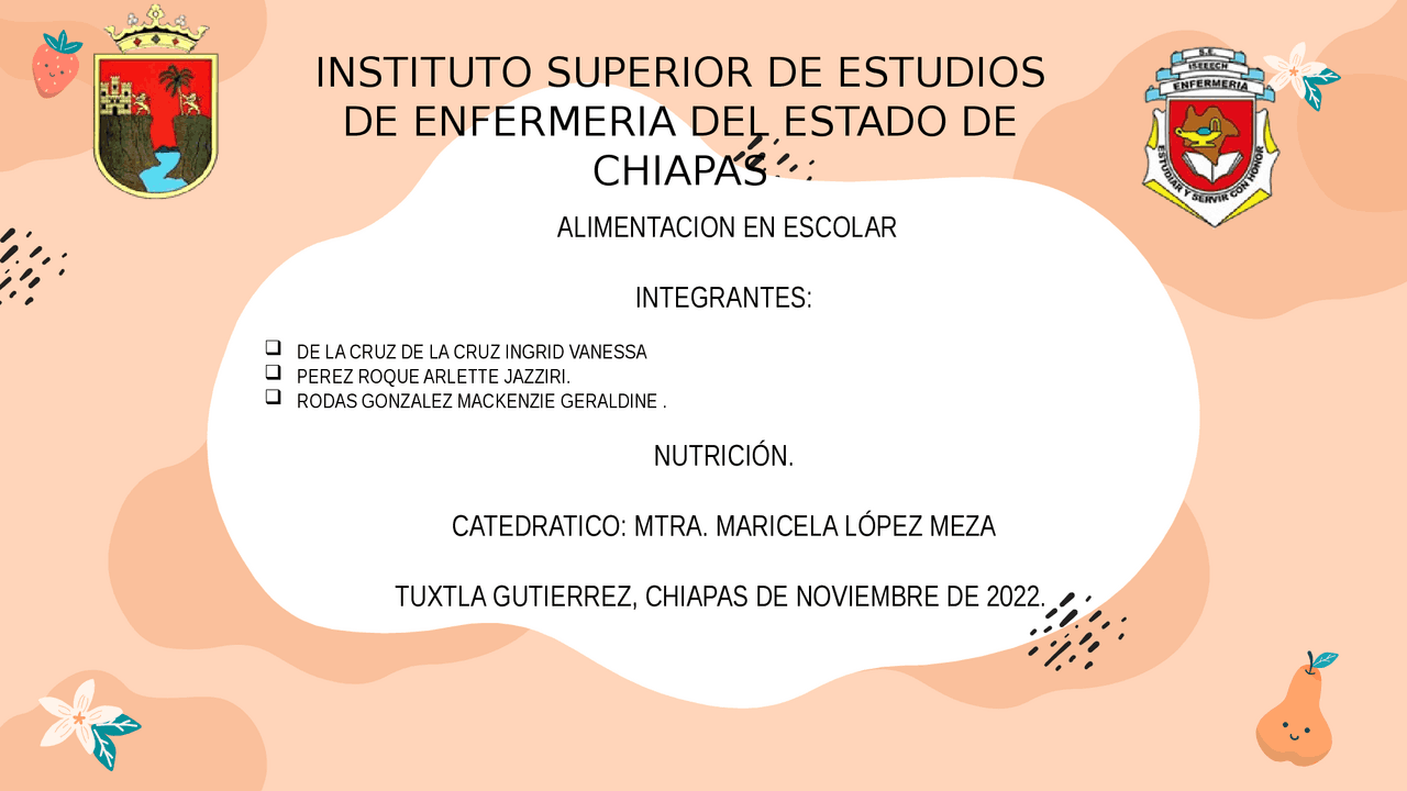 Alimentación En La Etapa De La Vida Diapositivas De Nutrición Docsity