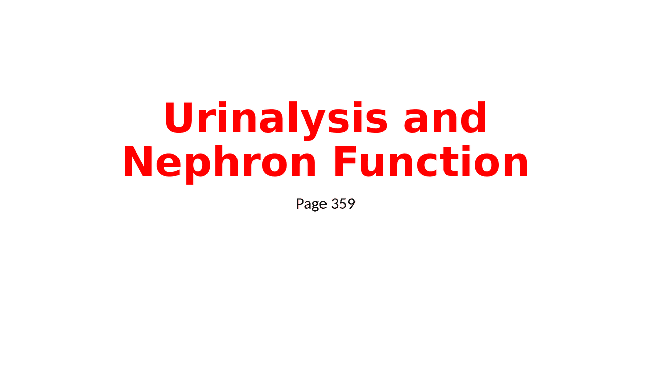 Lab 24 Iupui Physiology Lecture Notes Physiology Docsity