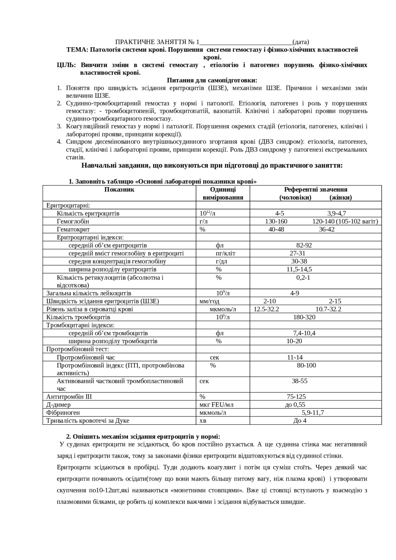 Патологическая физиология Протокол | Конспекты лекций Патологическая ...