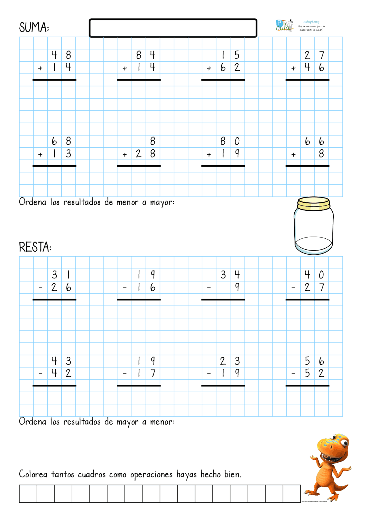 Cuaderno sumas y restas Cuaderno sumas y restas Cuaderno sumas y restas ...