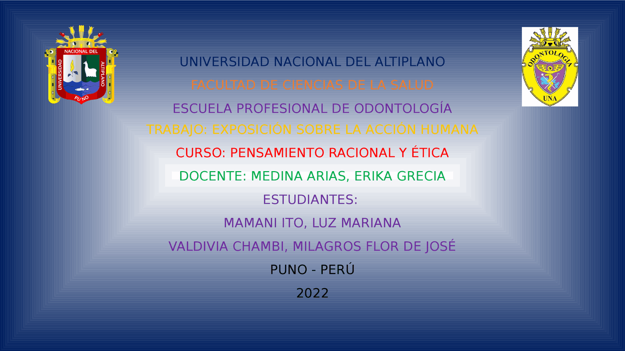 Accion Humana Ética Diapositivas De Ética Docsity