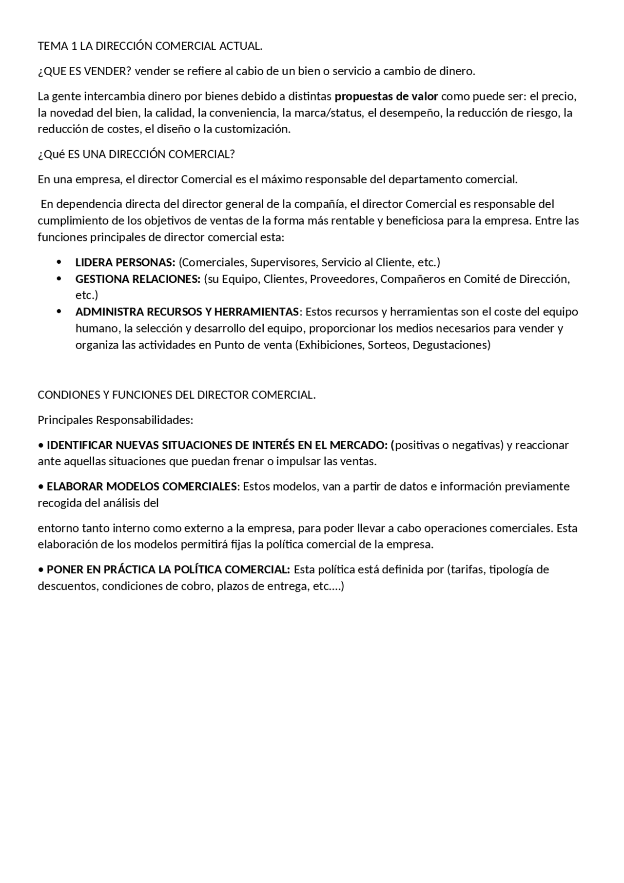 Tema 1 De Luis Manuel Apuntes De Gestión Comercial Docsity