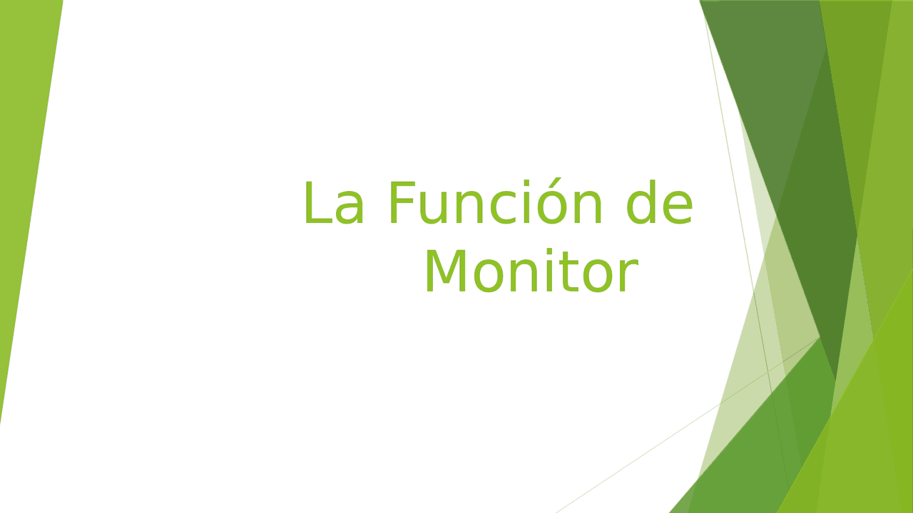 La funcion de monitor | Esquemas y mapas conceptuales de Sistemas ...
