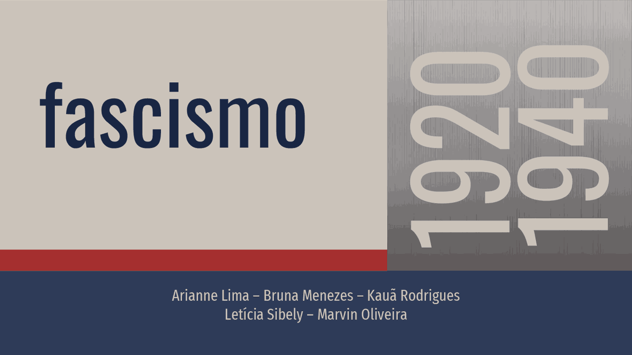 Trabalho Sobre Fascismo Slides História Docsity
