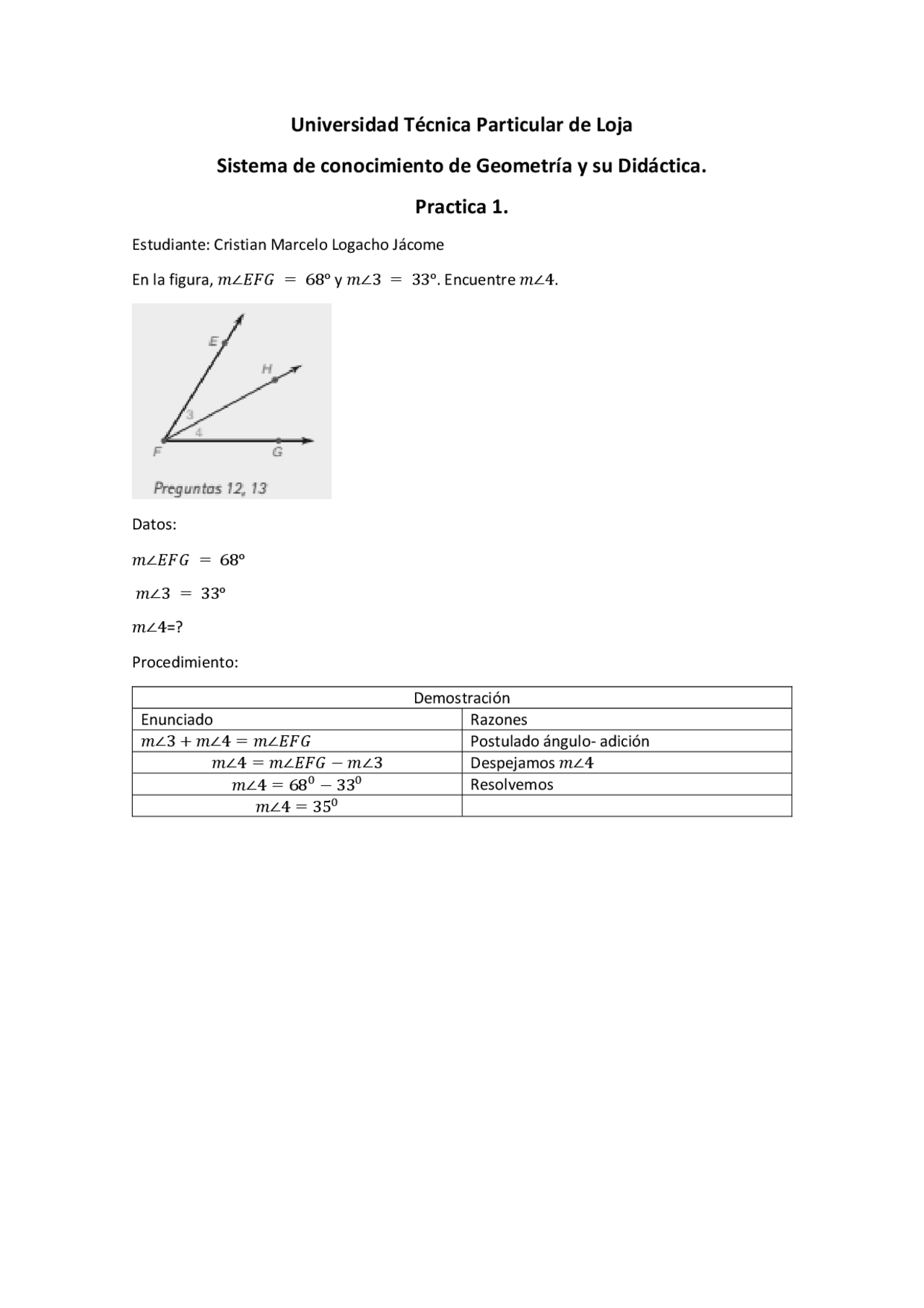 Resolucion De Ejercicios De La Practica 1 Ejercicios De Geometría
