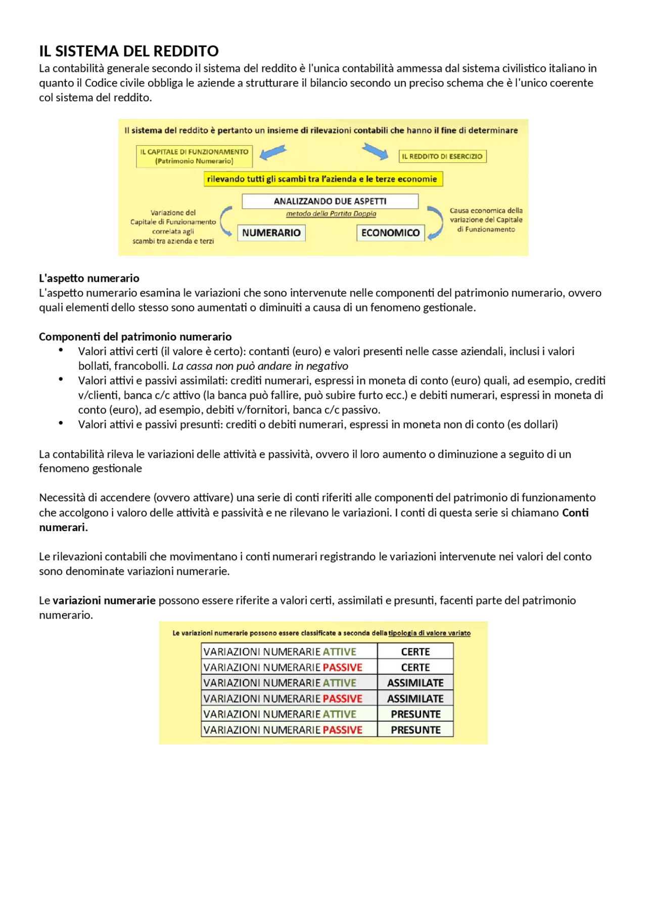 Appunti Dalle Slide Del Corso Sul Sistema Del Reddito Appunti Di