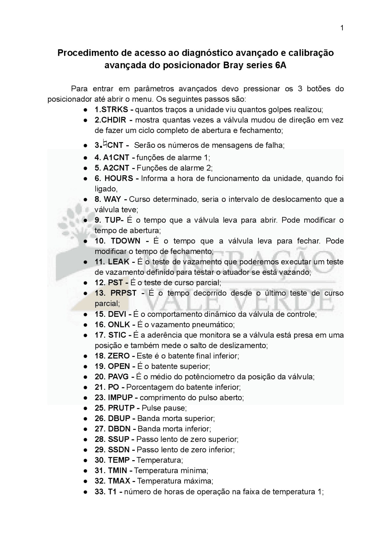 Procedimento De Calibração Esquemas Automação Docsity