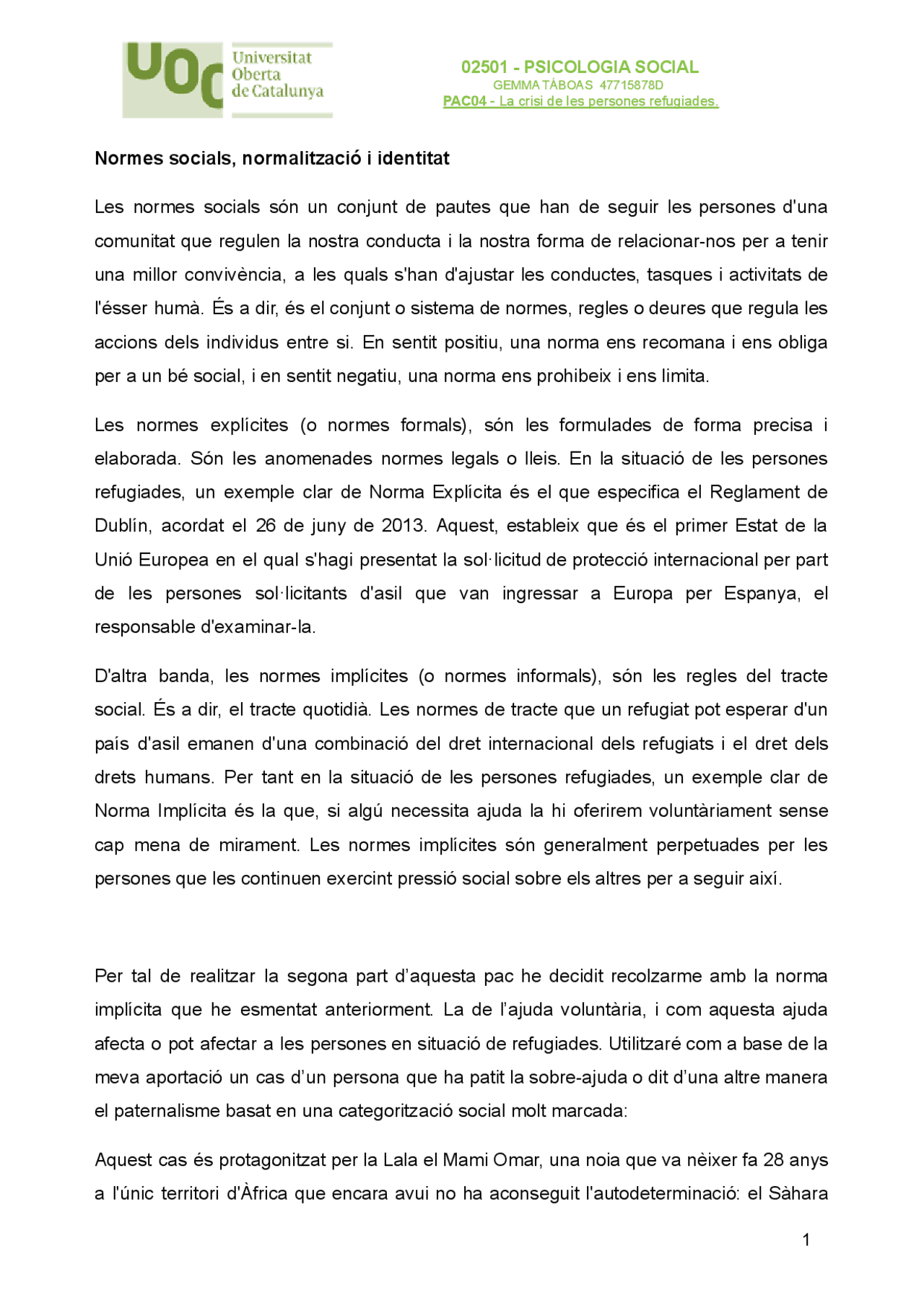 Pac4psicologia Social Ejercicios De Psicología Social Docsity