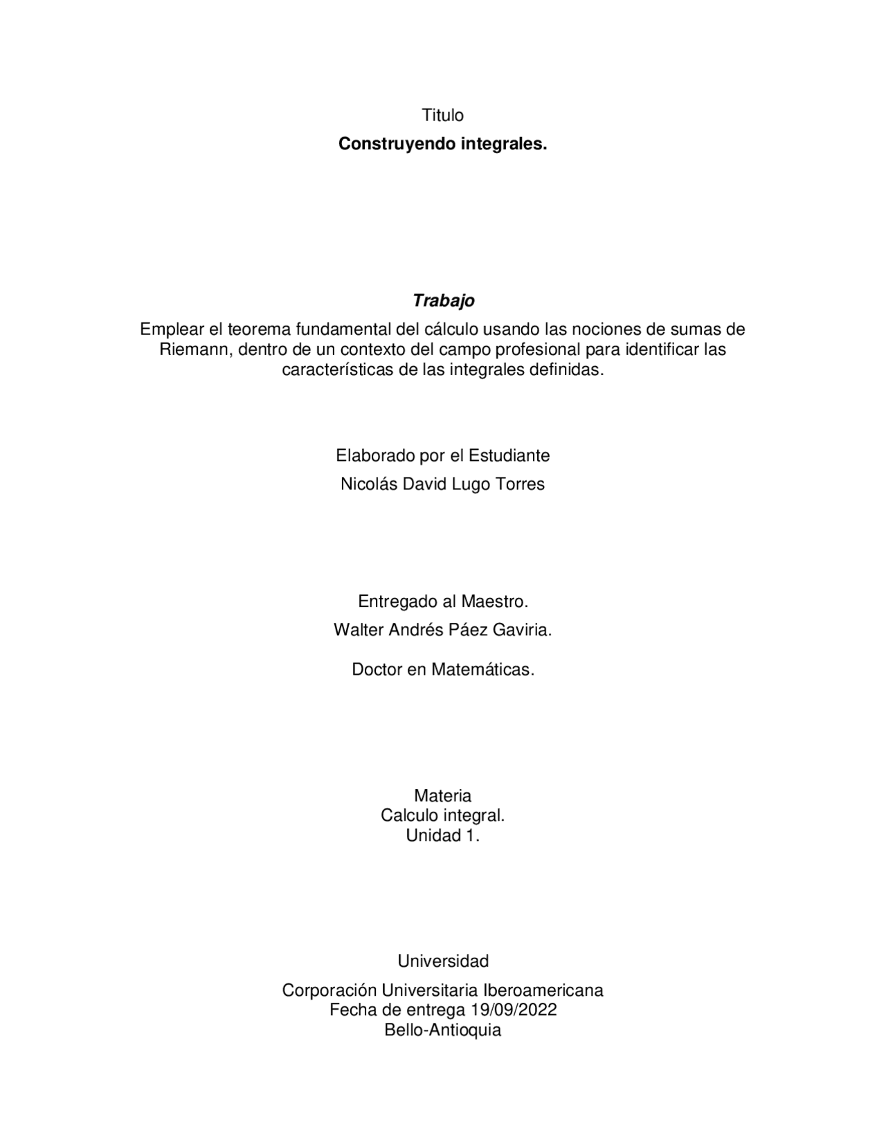 Actividad 2 Calculo Integral Esquemas Y Mapas Conceptuales De Cálculo