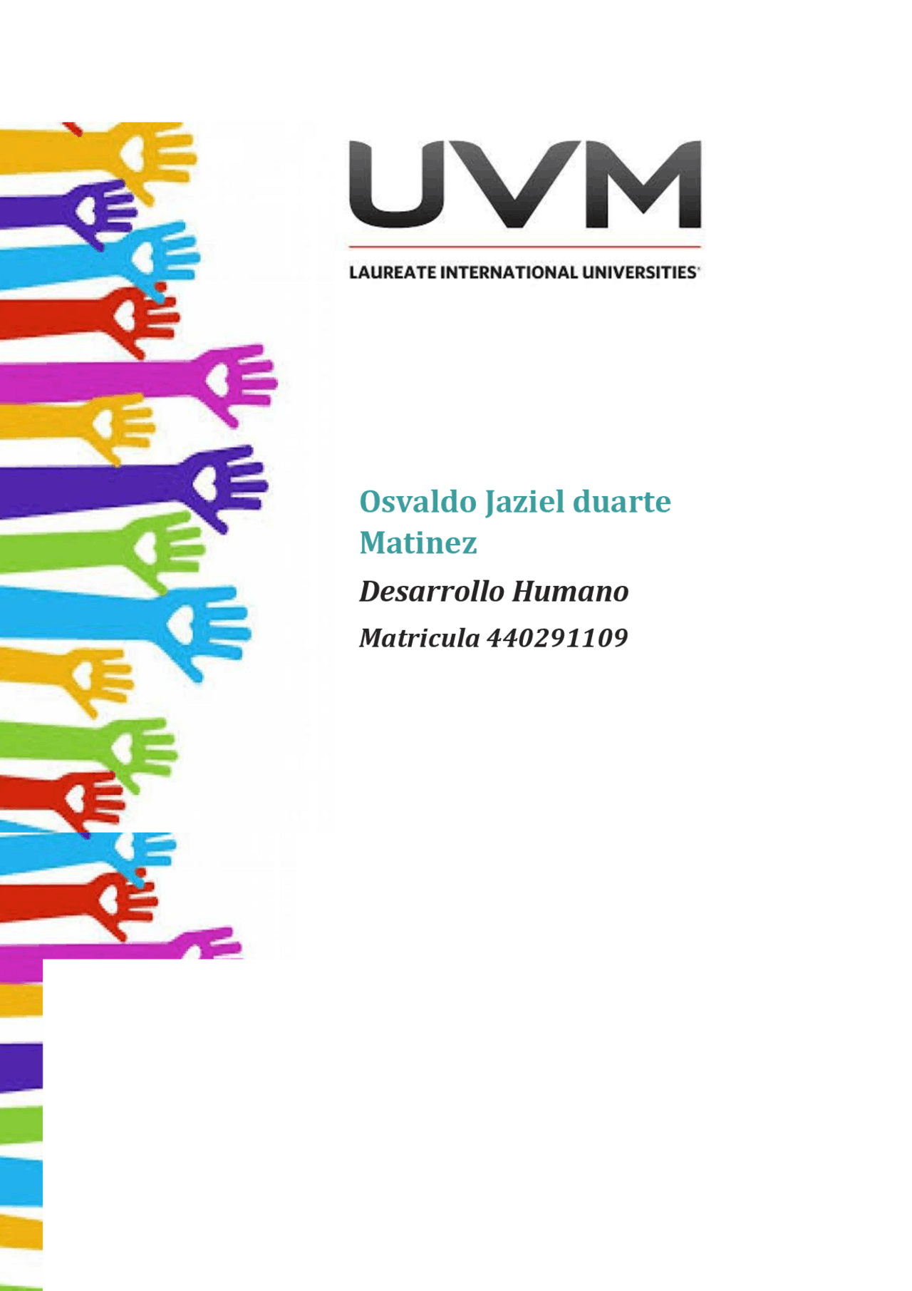 Actividad 11 Desarrollo Humano Ejercicios De Desarrollo Humano Docsity